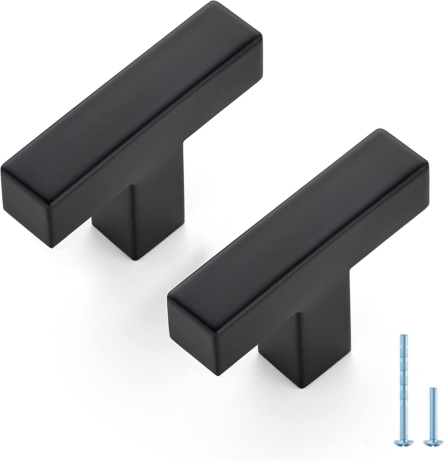 HYKE 20 Pack Matte Black Cabinet Pulls, 2 Inch Cabinet Door Handles ...