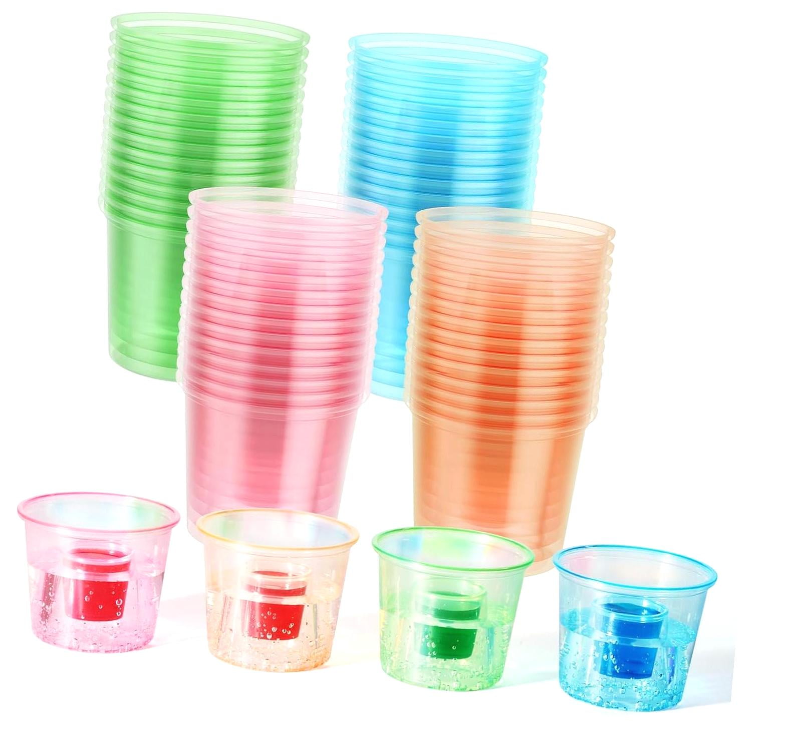 HYKE 200 Bomber Cups, Color Plastic Bomber Shot Glasses, Highly Shot ...