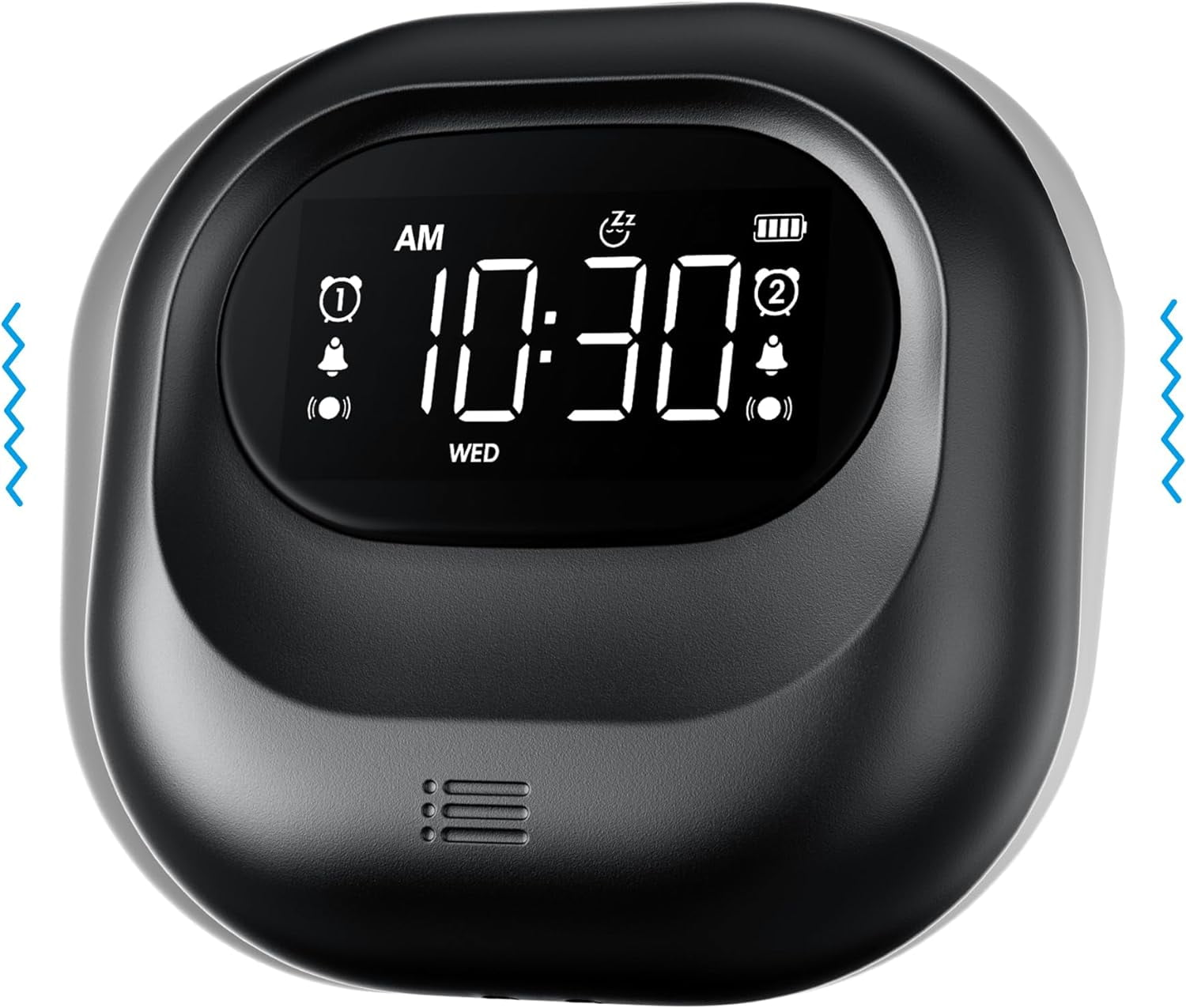 HYKE 2025 ing Alarm Clock for Heavy Spers, Battery Operated ...
