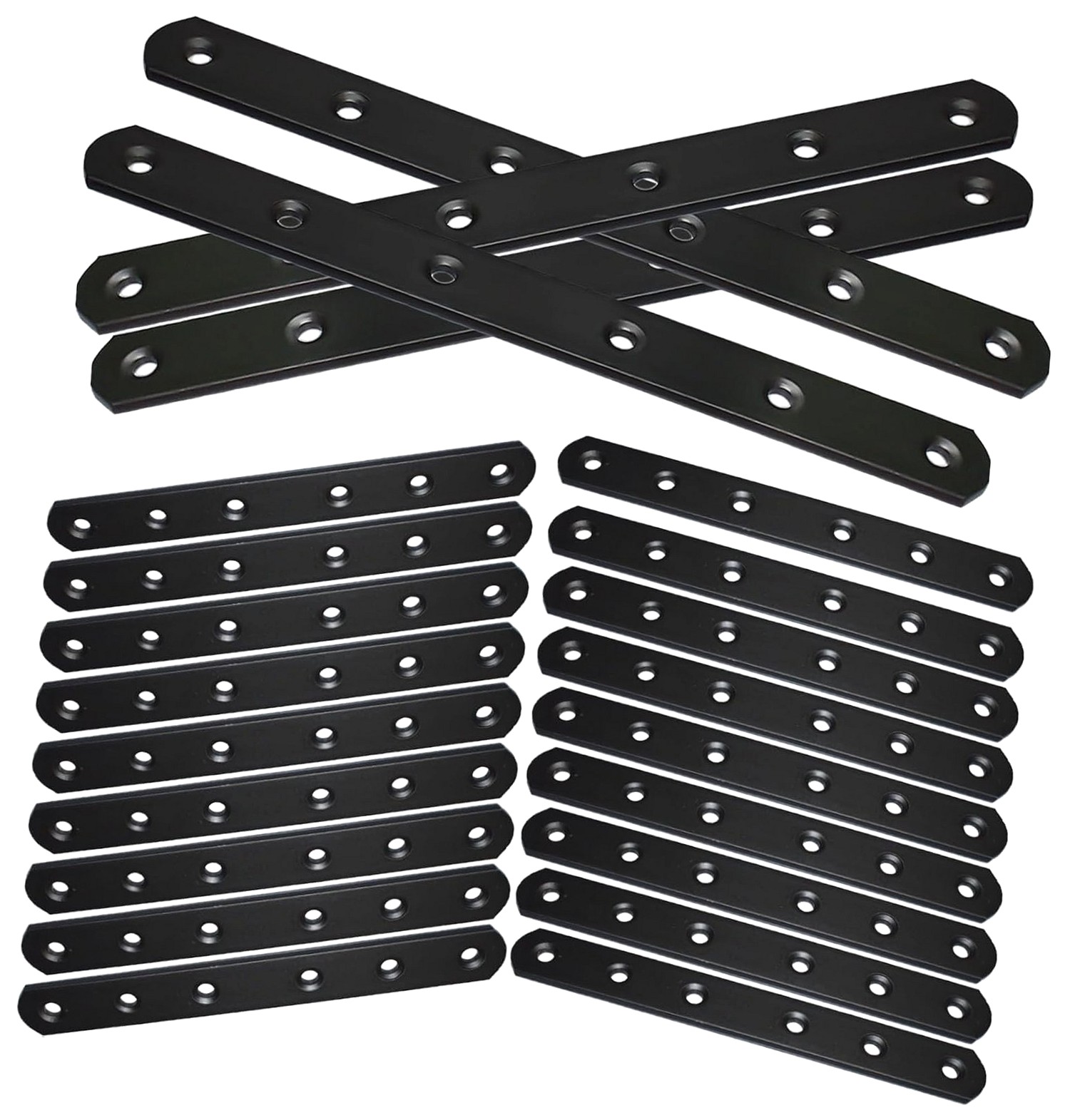 HYKE 20Pack Straight Brackets , 6.5Inch 160MM Mending Plate Metal ...