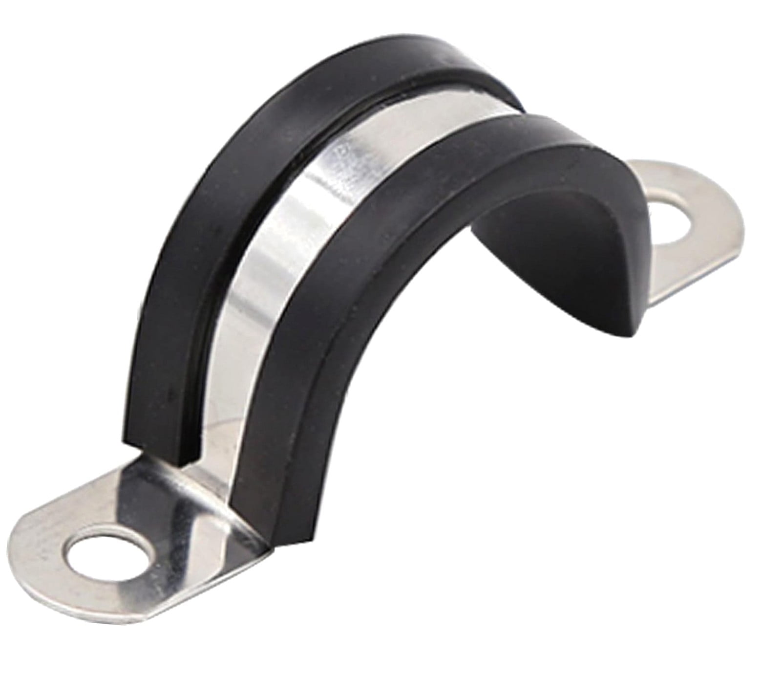 HYKE 22 Pcs 304 Steel Cable Clamp, Rubber Cushioned Insulated Clamp ...
