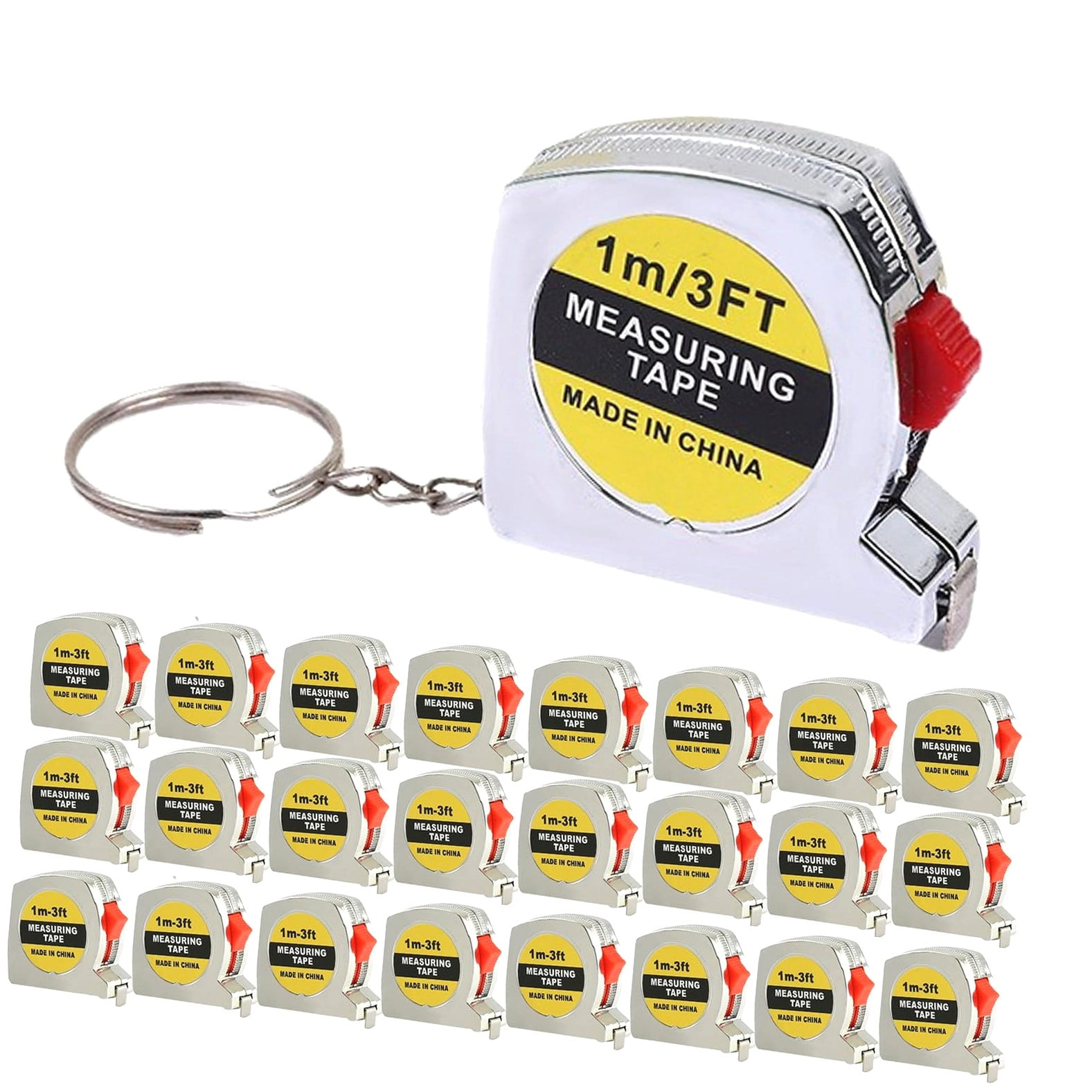 HYKE 24 Pack Tape Measure , 1.5 Inch Retractable Measuring Tapes with ...