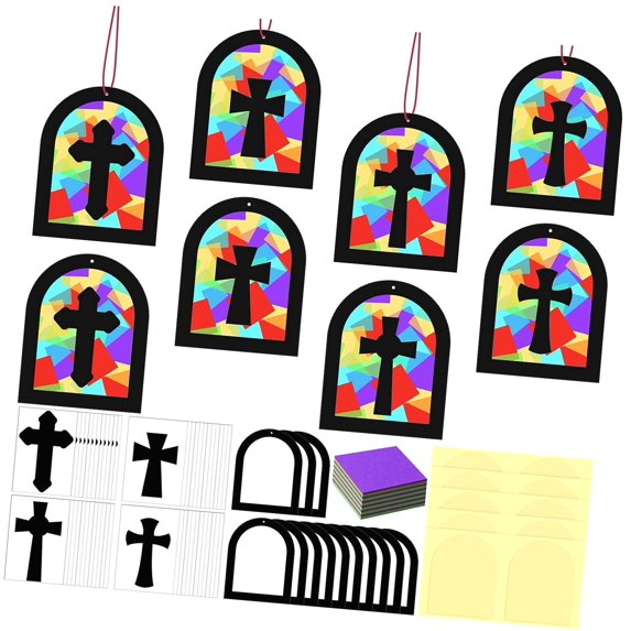 HYKE 24 Sets Crafts Tissue Paper Kit Kit Resurrection Church Craft ...