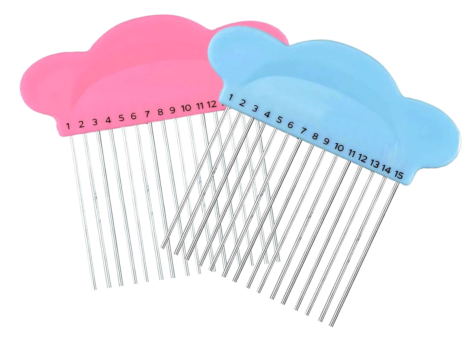 HYKE 2PCS Quilling Paper Comb Knitters Paper Craft for Creating Loops ...