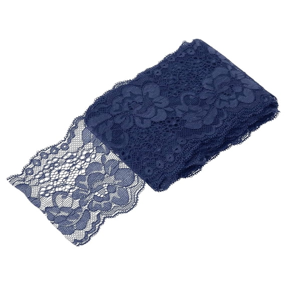 HYKE 3 Inch 5 Yard Lace Dark Pattern Stretch Lace Embroidered for ...