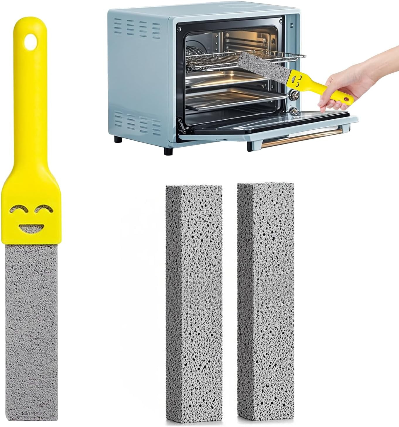 HYKE 3 Pack Pumice Stone for Cleaning Oven, Cleaning Pumice Stone for ...