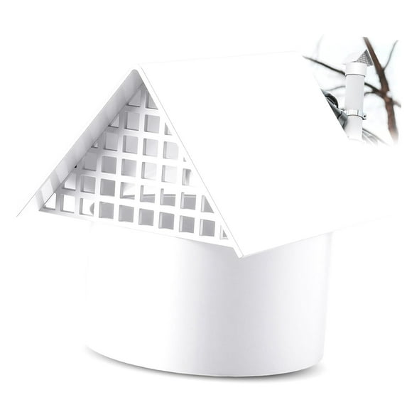 HYKE 3'' Radon Vent for Schedule 40 Pipe, 6mm Aluminum Alloy Roof Vent ...