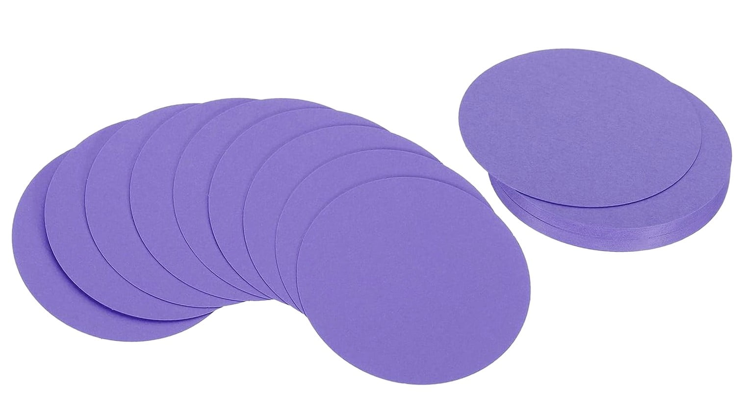 HYKE 3 inch Circle Card Stock, 36Pcs Round Shape Cutouts Paper Thick ...