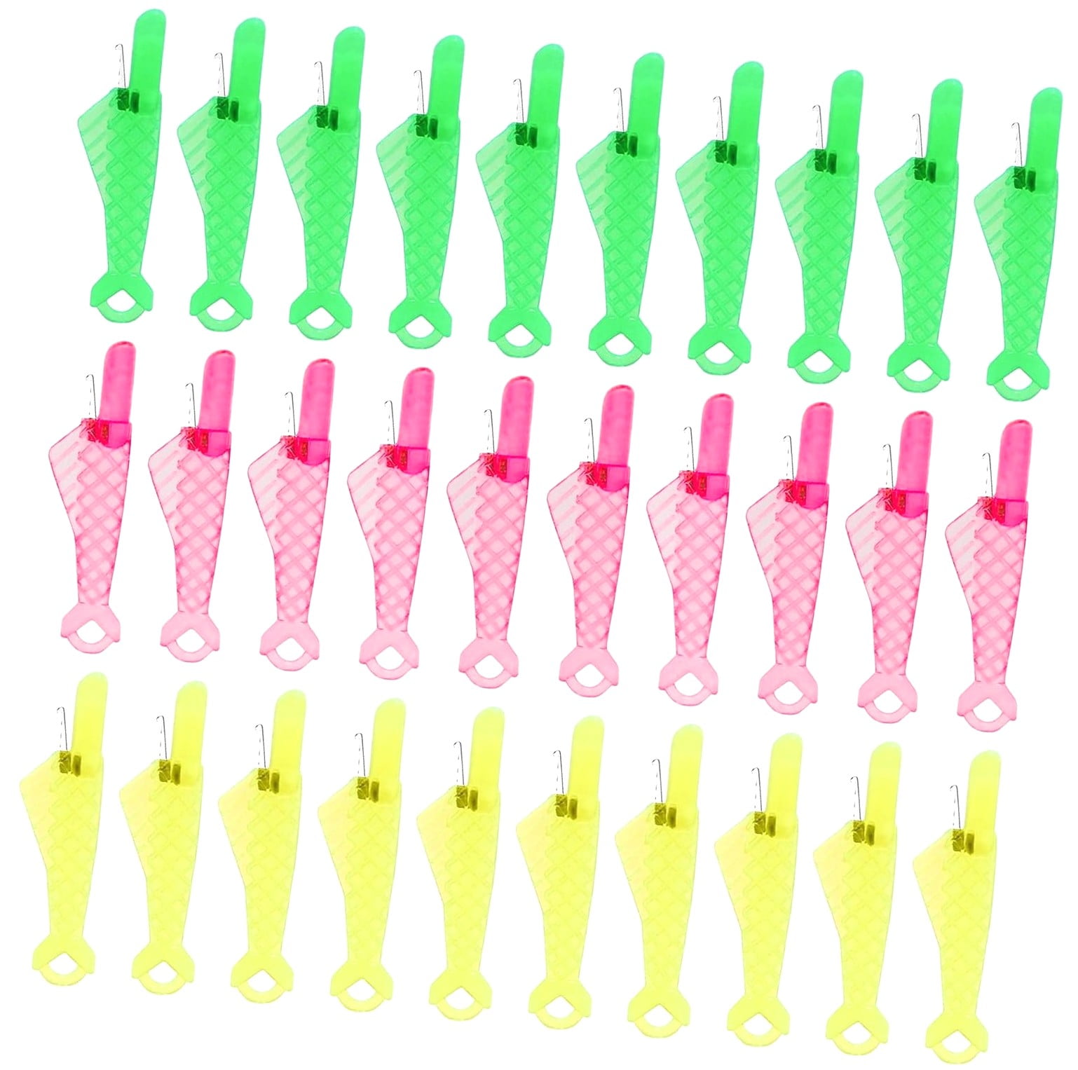 HYKE 30 Pcs Fish Type Sewing Needle Threaders, Quick Automatic Inserter ...