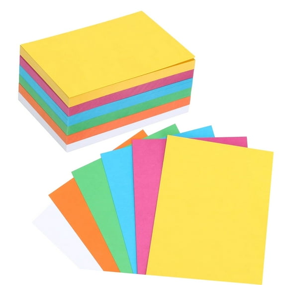 HYKE 300 Pieces 4 to 6 Inches Blank Index 180 Thick Card Stock Assorted ...