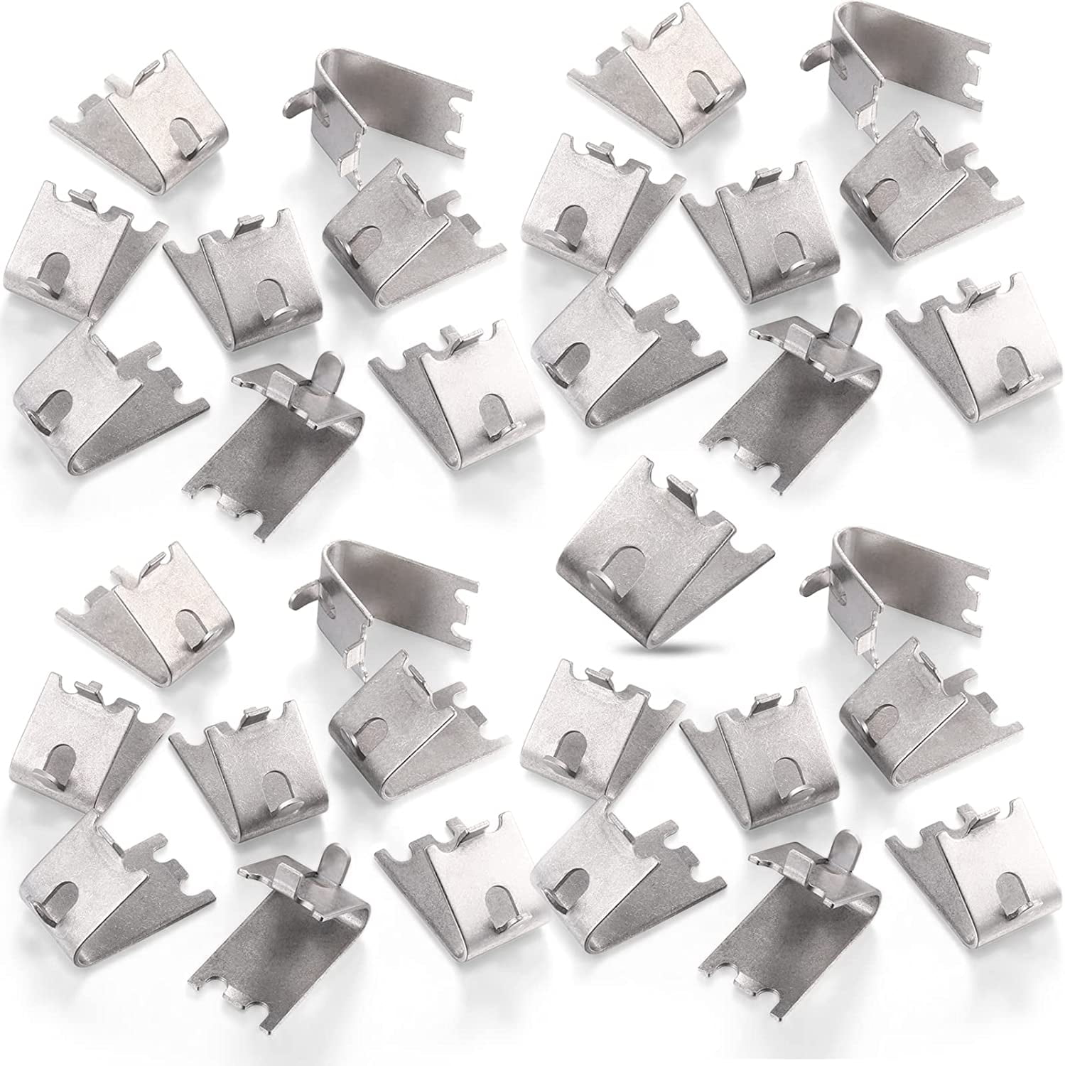 HYKE 32 Pieces 920158 Refrigerator Shelf Clips Freezer Cooler Shelf ...