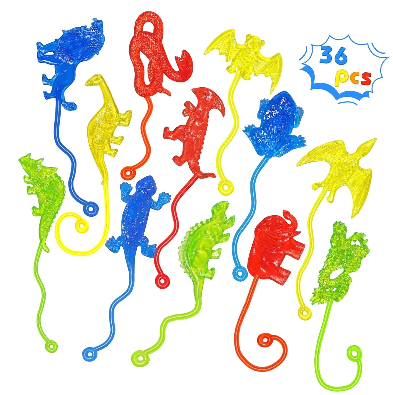 HYKE 36PCS Sticky Hands Bulk Animal for Stretchy Sticky Hand Toys ...