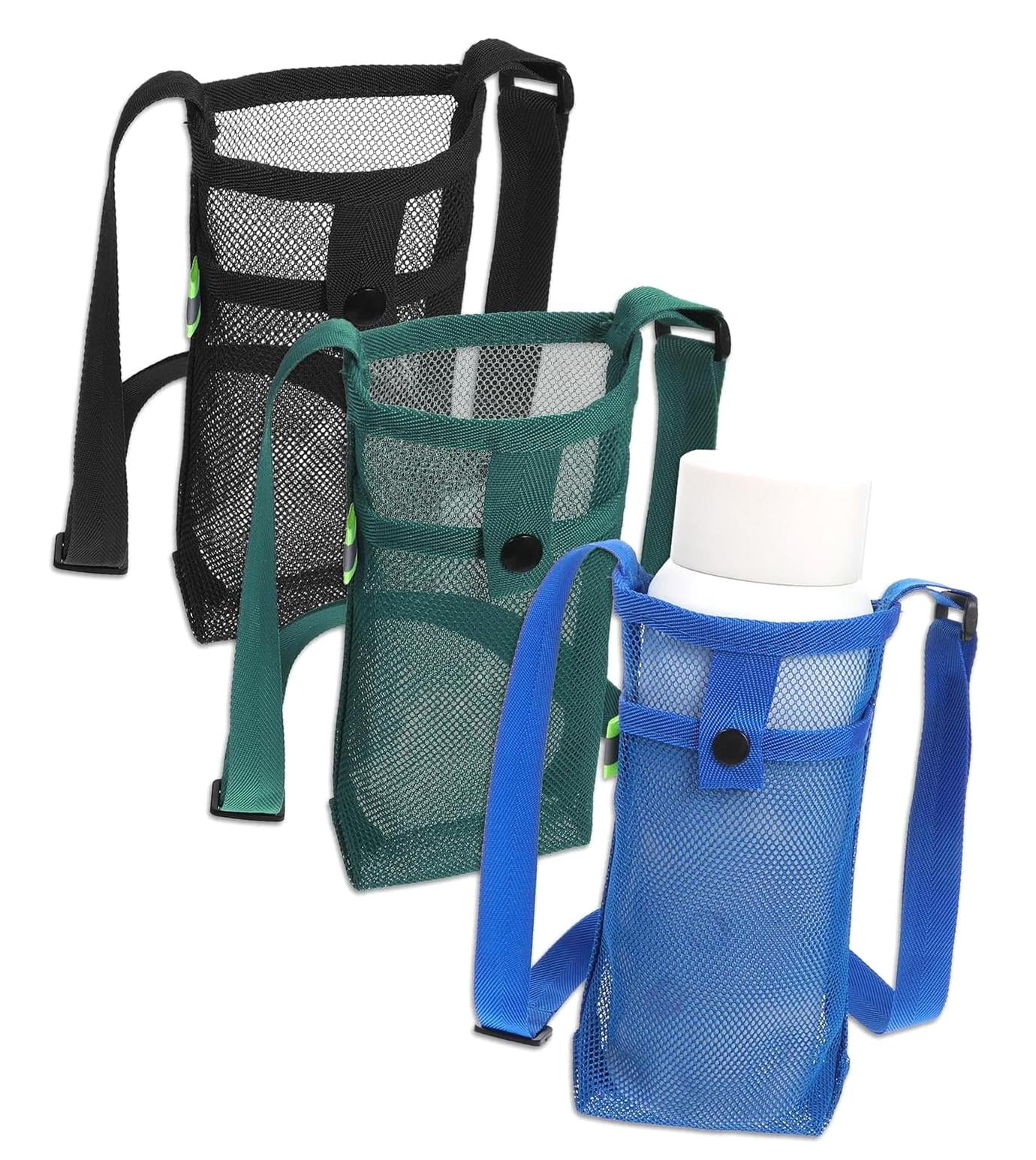 HYKE 3pcs Water Bottle Holder with Adjustable Shoulder Strap Beach ...