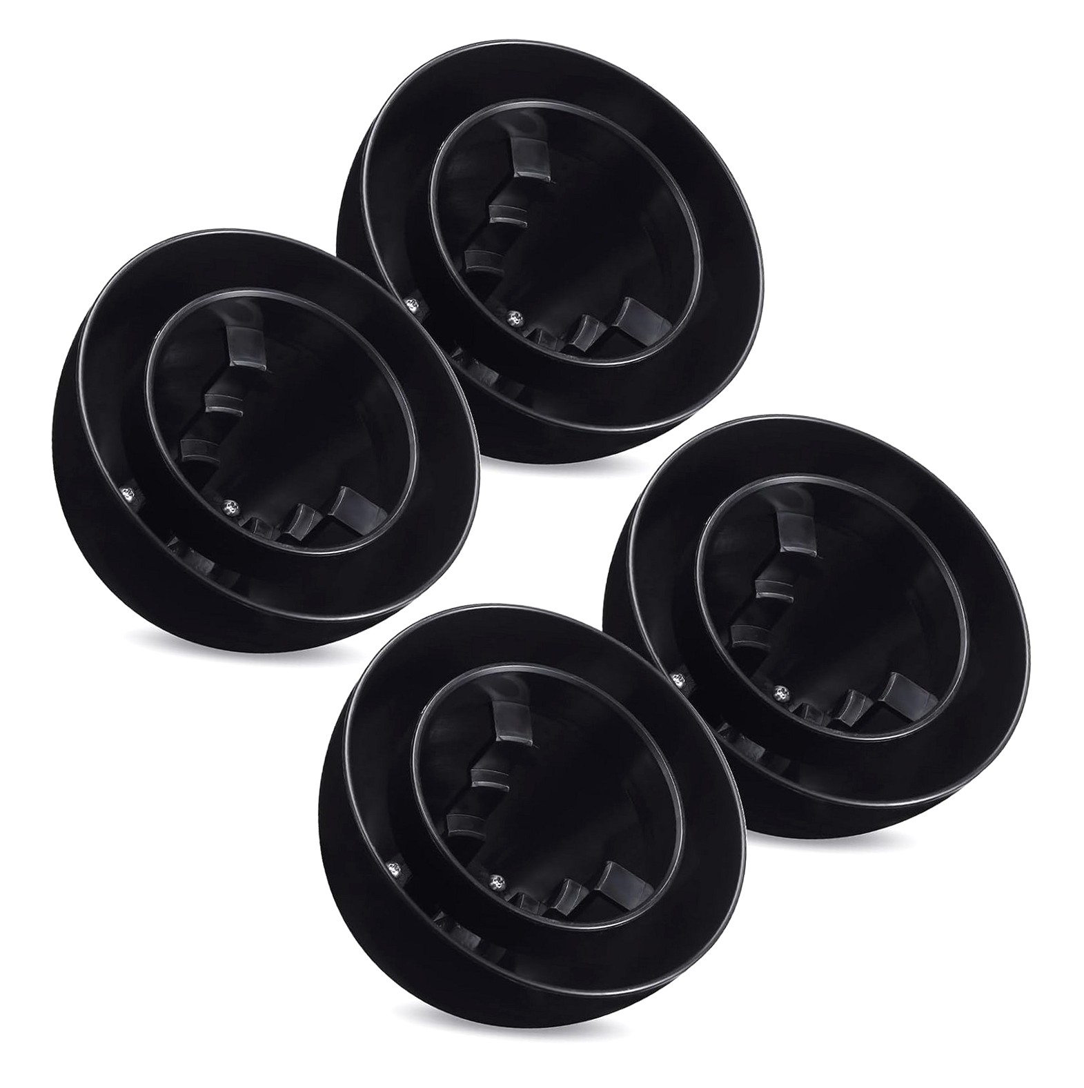 HYKE 4 Pack Furnace Flue Pipe Vent for 1.5" 2" 3" Pipe Hemispherical ...