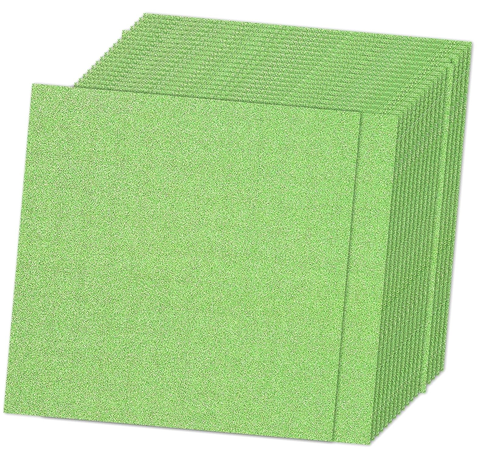 HYKE 40 Light Glitter Cardstock Paper, 12x12 Inches 250gsm Square ...