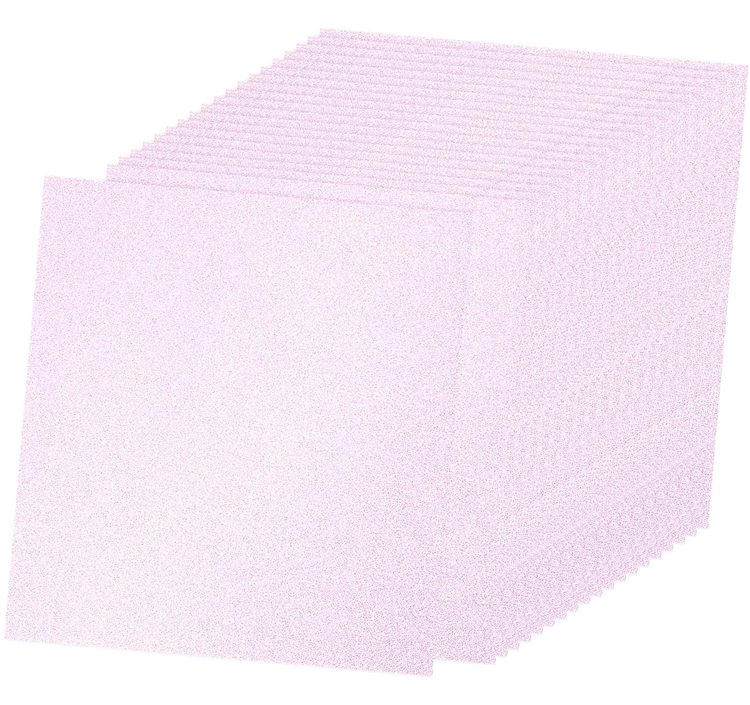 HYKE 40 Light Glitter Cardstock Paper, 12x12 Inches 250gsm Square ...
