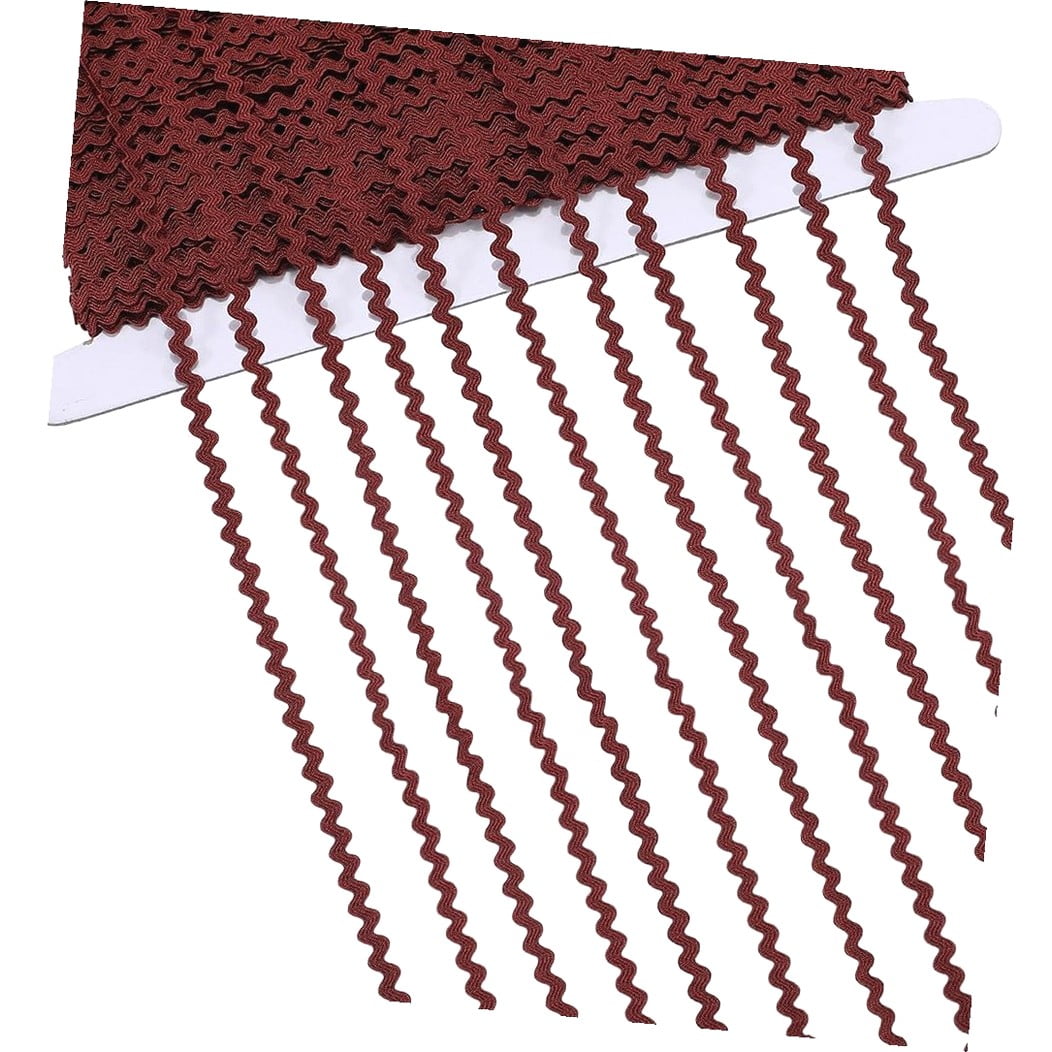 HYKE 44 Yards Rick Rack for Sewing RIC Rac 1/8 inch Brown Rickrack Lace ...