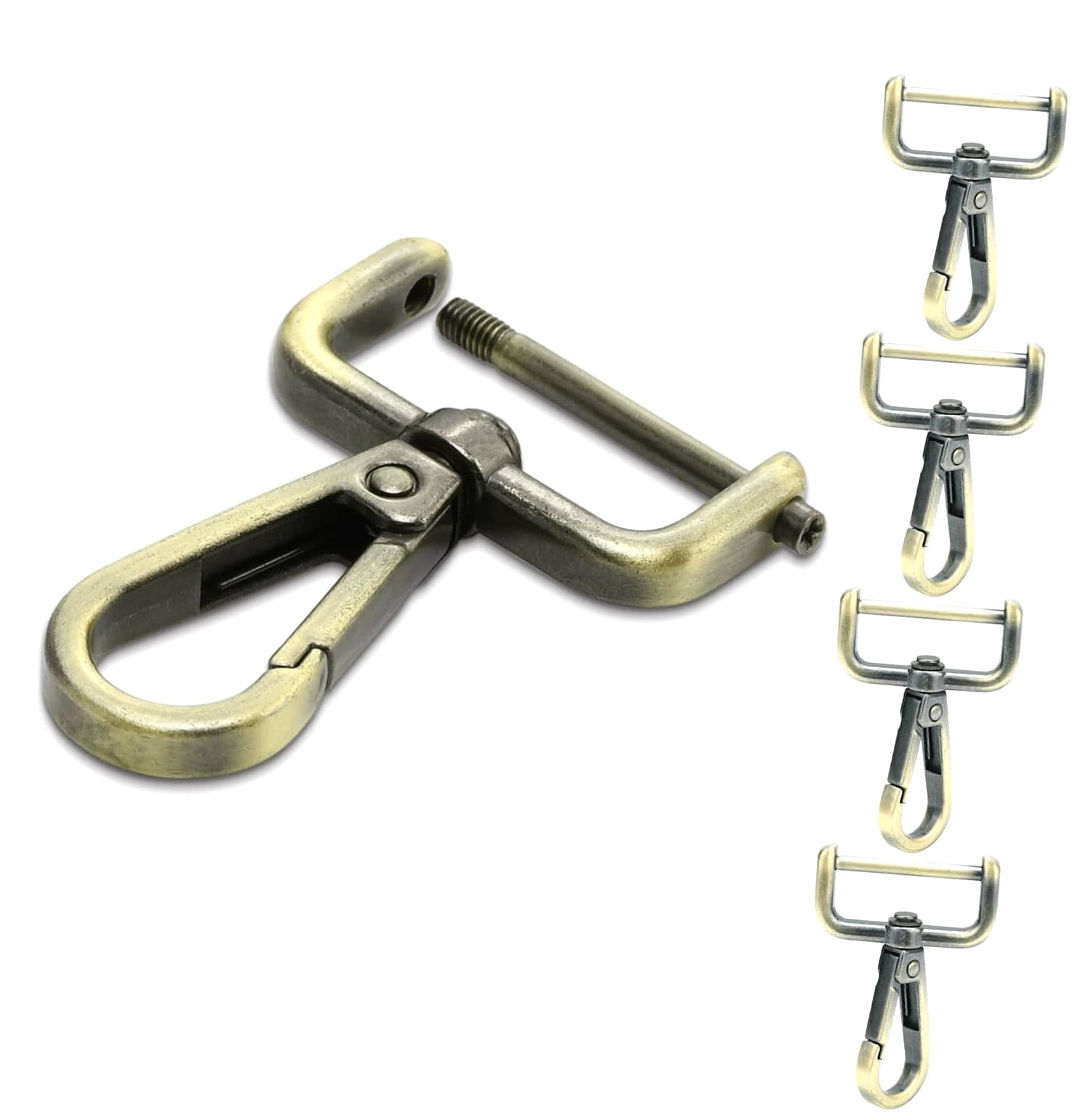 HYKE 4Pack 1 Inch Metal Purse Clips, Detachable Lobster Claw Clasps ...