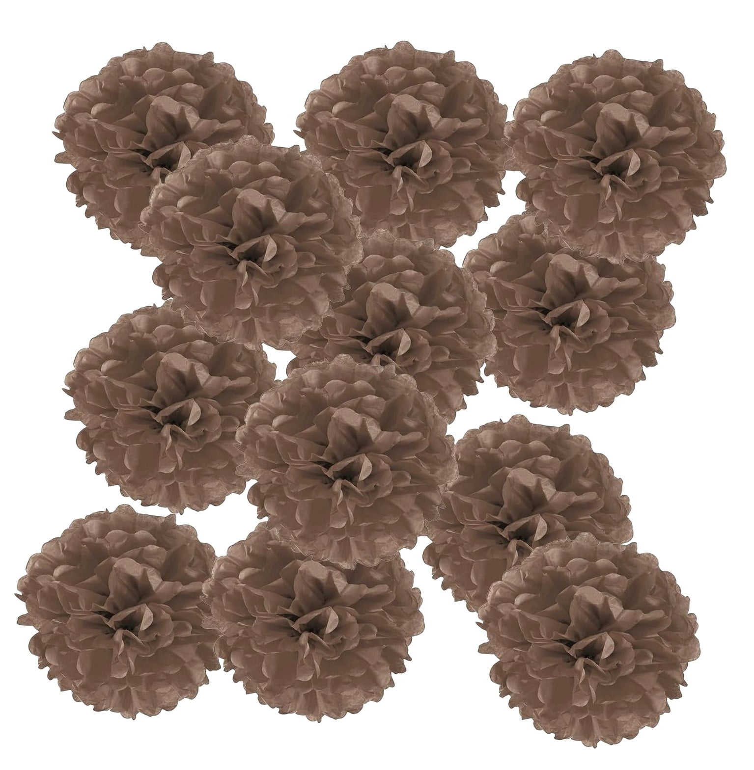 HYKE 4inch Tissue Paper Pom Poms, 12PCS Pom Poms Paper Tissue Paper for ...