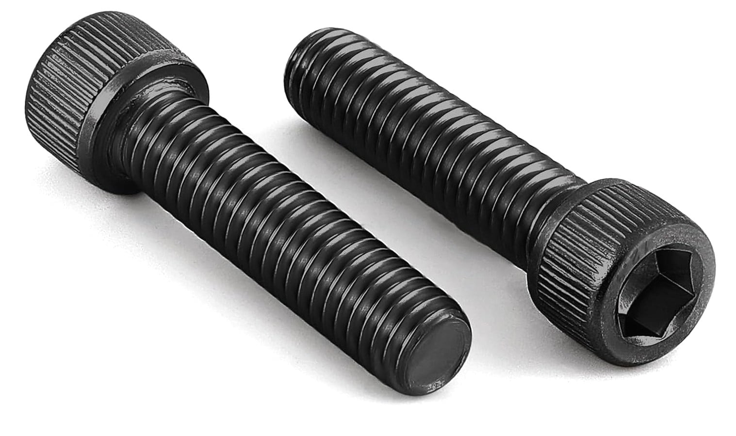 HYKE 5/16-18 1-1/4" Cap Screws Cap Bolts, 12.9 Grade Alloy Steel Oxide ...