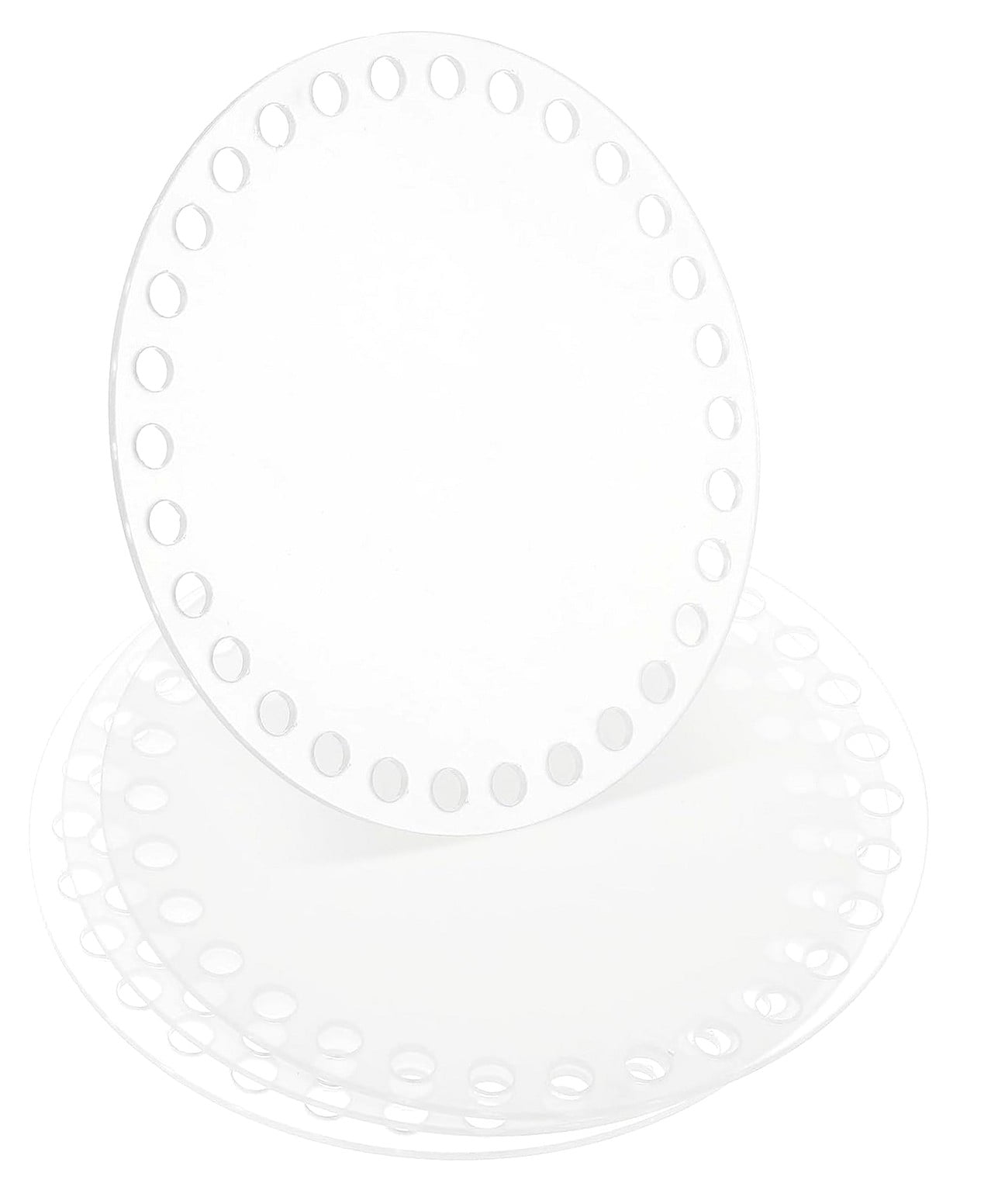 HYKE 5.5 Inch Basket Base, 4 Pieces Acrylic Round Bag Making Purse ...