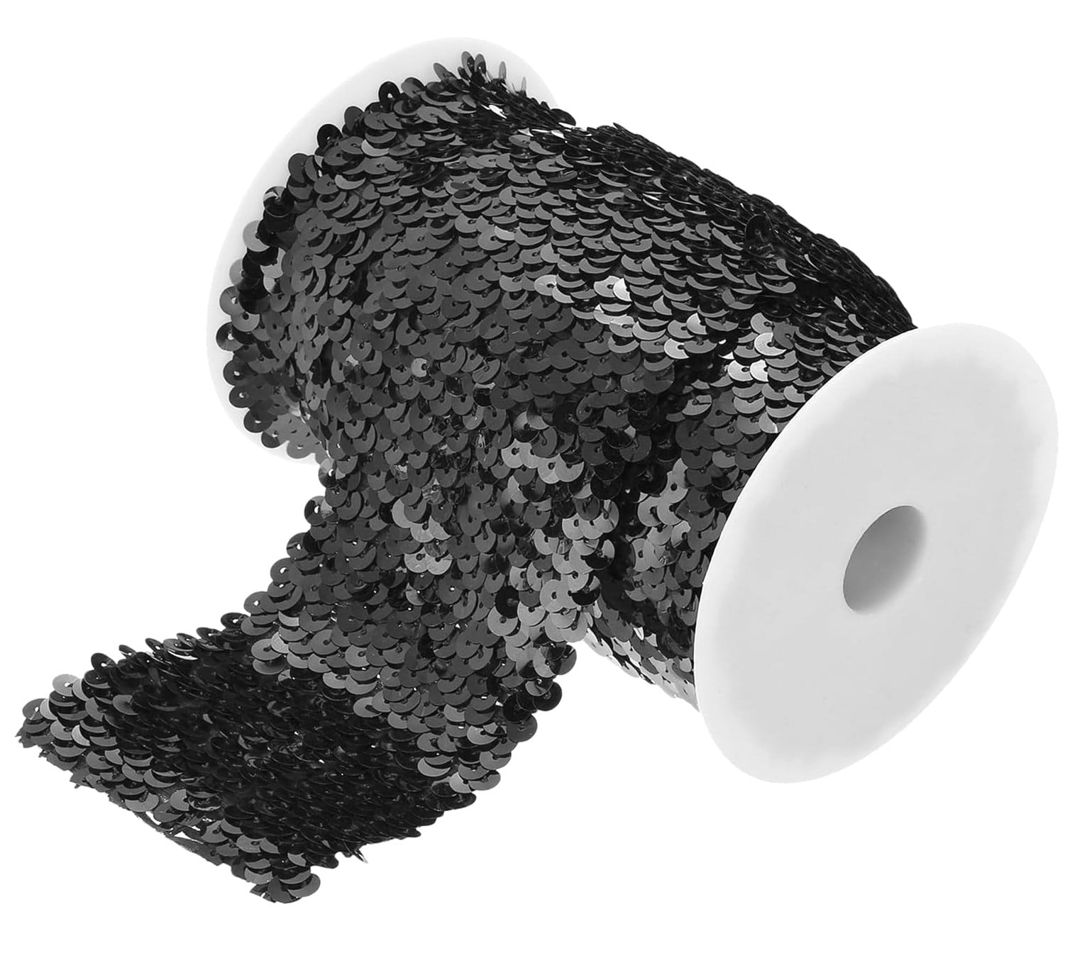 HYKE 5.5 Yards 3 Inch Sequins 3 Row Flat Sequin Strip Paillette Sequins ...