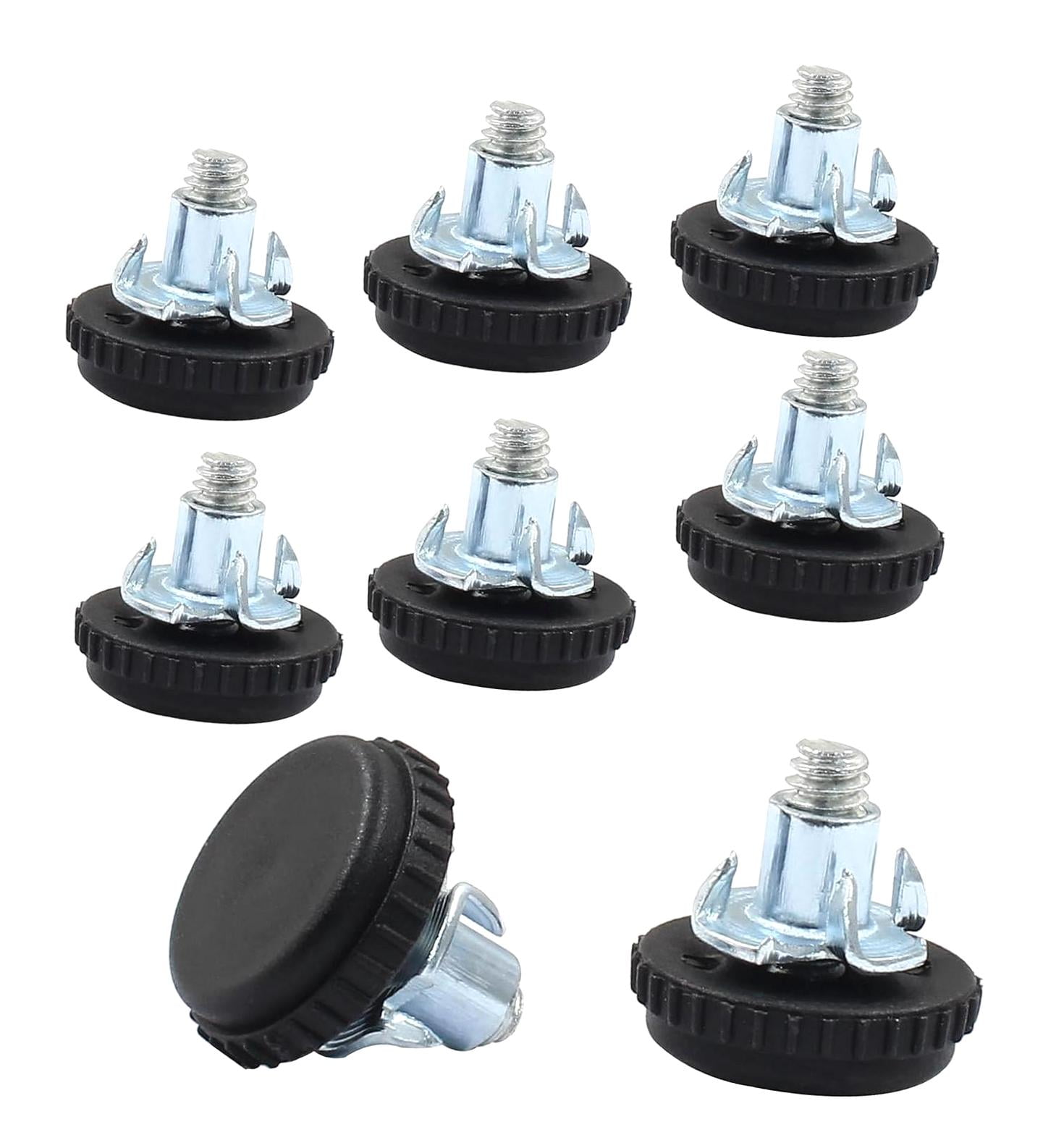 HYKE 5/8"-18 Furniture Leveling Feet 8 Pcs Adjustable Table Levelers T ...