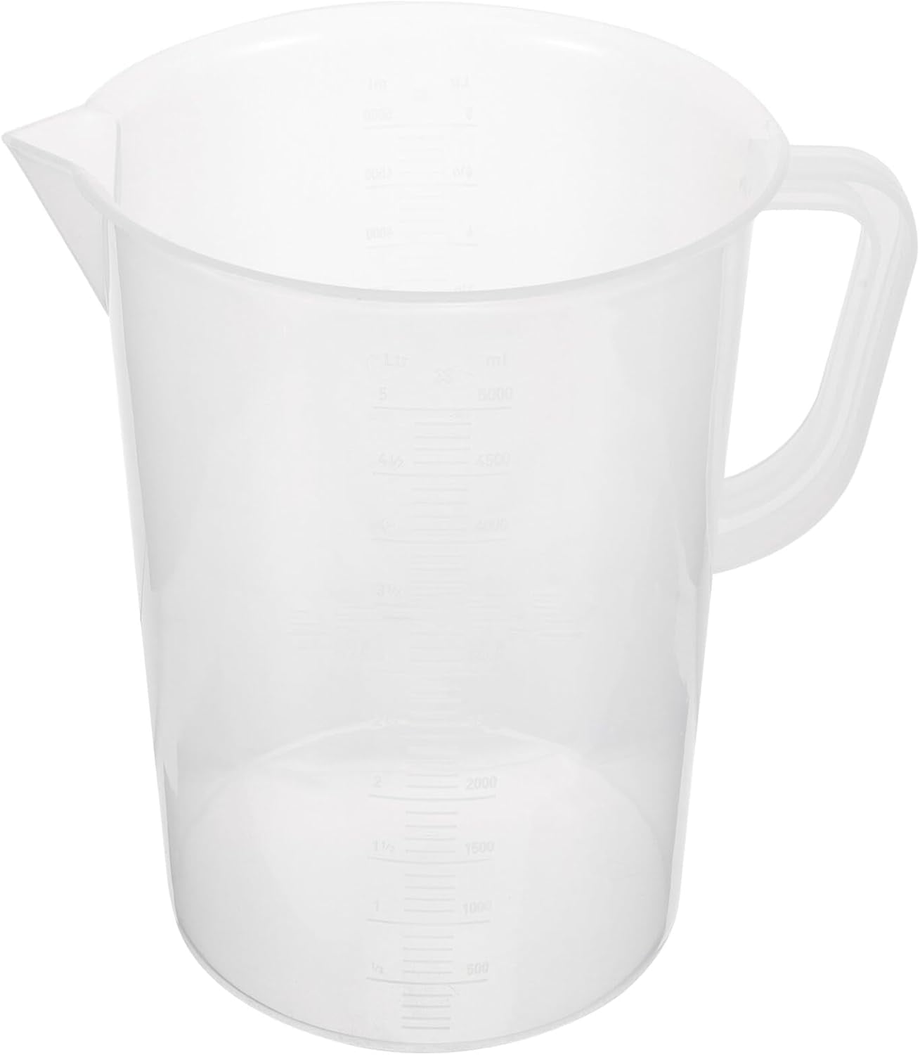 HYKE 5 Liter Measure Pitcher Mixing Pitcher Pouring Cup With Convenient ...