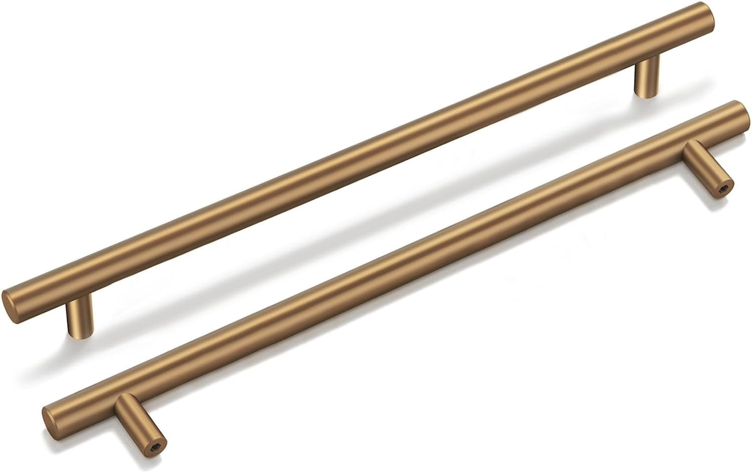 HYKE 5 Pack Champagne Bronze Cabinet Pulls Gold Cabinet Handles 7-1/2 ...