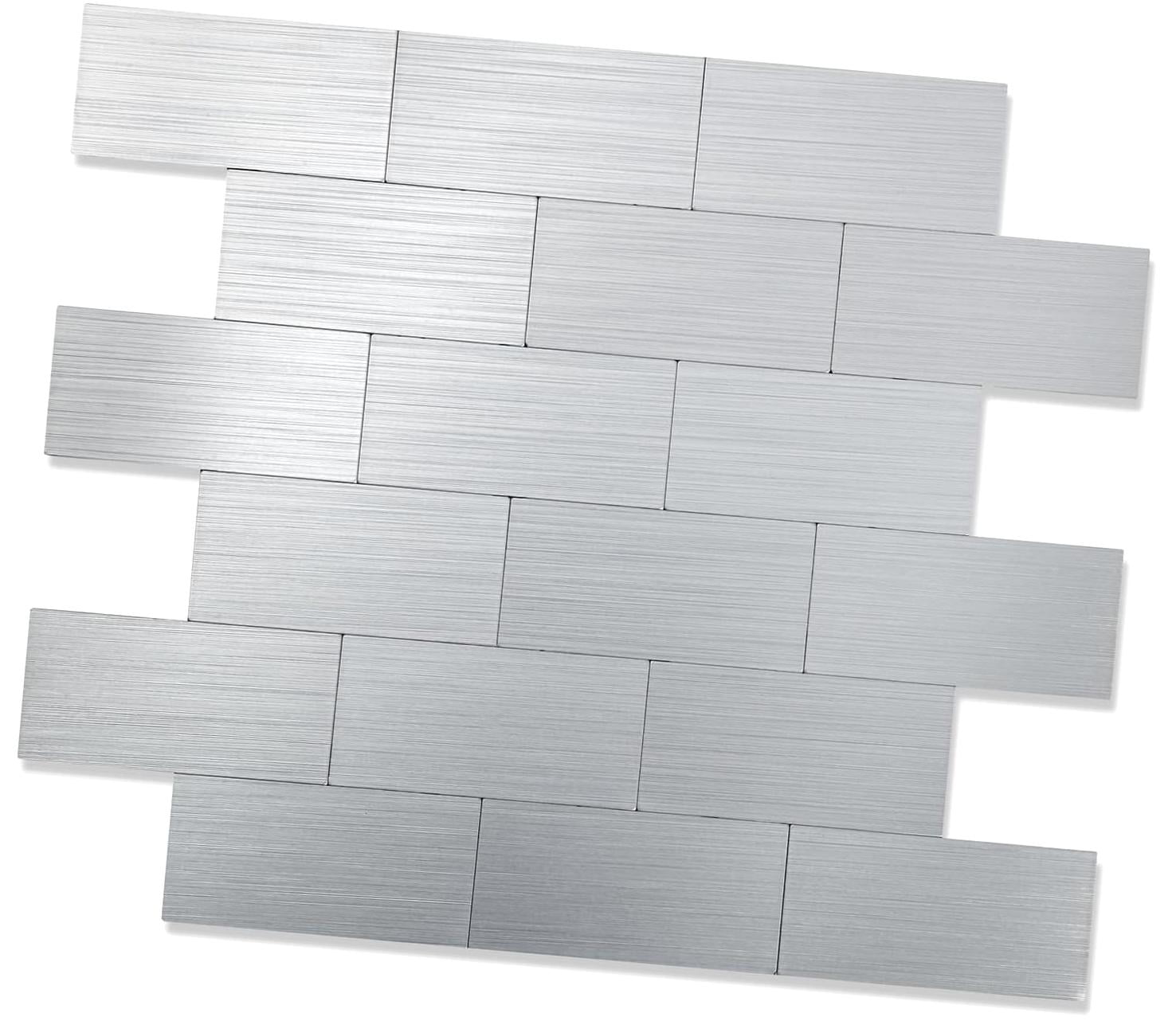 HYKE 5-Pack Peel and Stick Tile 12"X12" PVC Wall Tiles, Stick on for ...