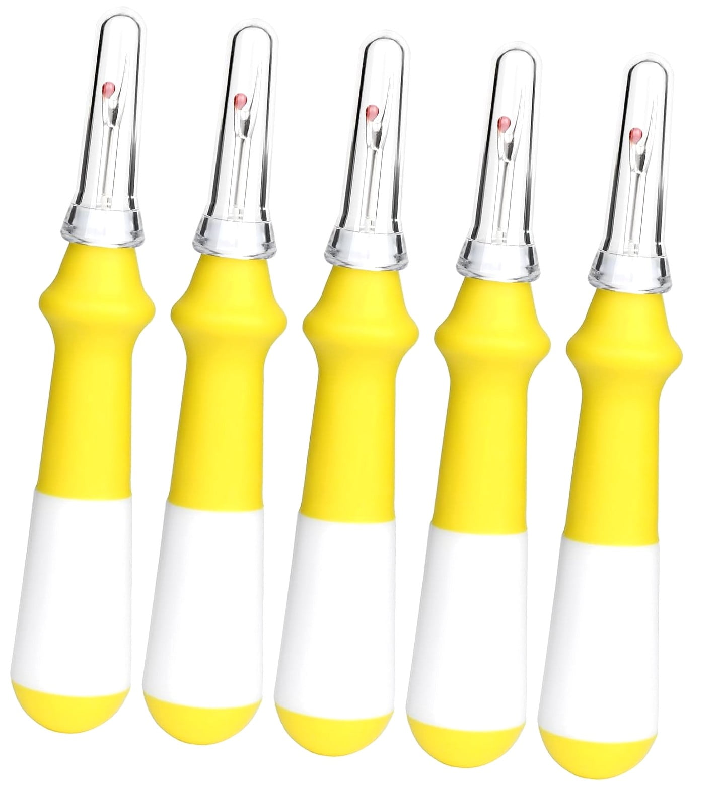 HYKE 5 Pcs Ergonomic Grip Seam Ripper, Seam Ripper Set, Yellow Seam ...