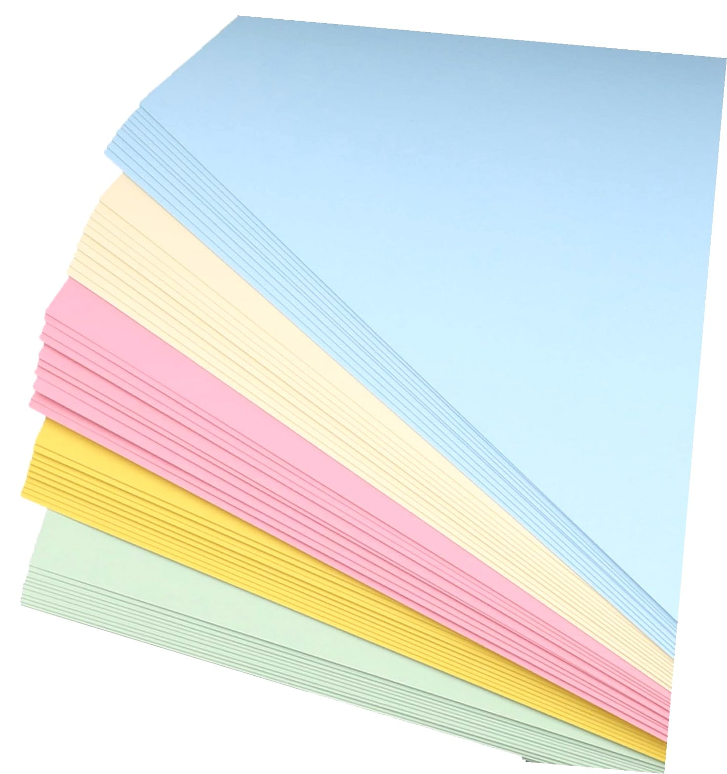 HYKE 50 Colored Cardstock 300 /110 LB Colored Paper in 5 Pastel Colors ...