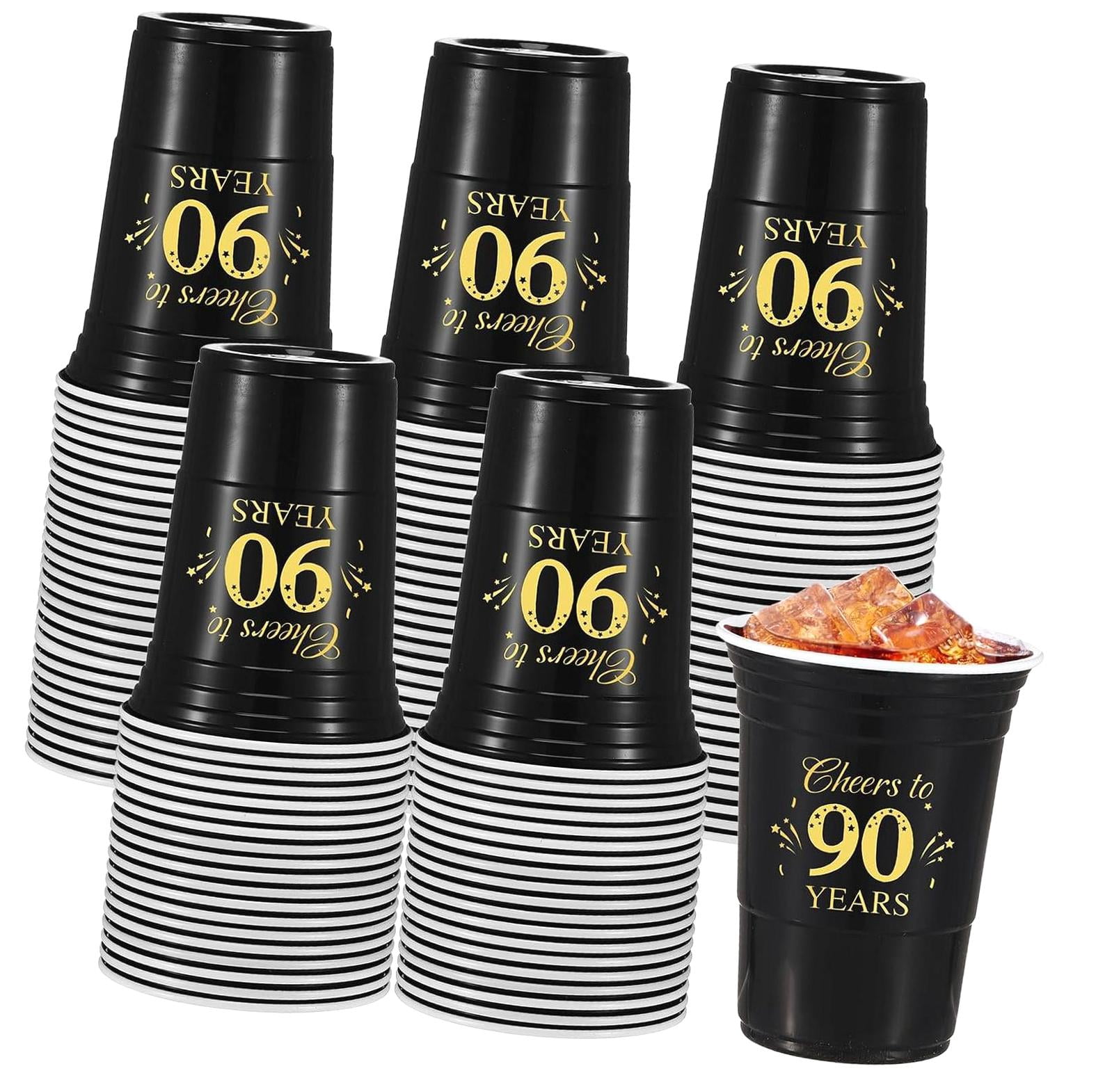 HYKE 50 Pack 30th 40th 50th 60th 70th 80th 90th Birthday Decorations ...