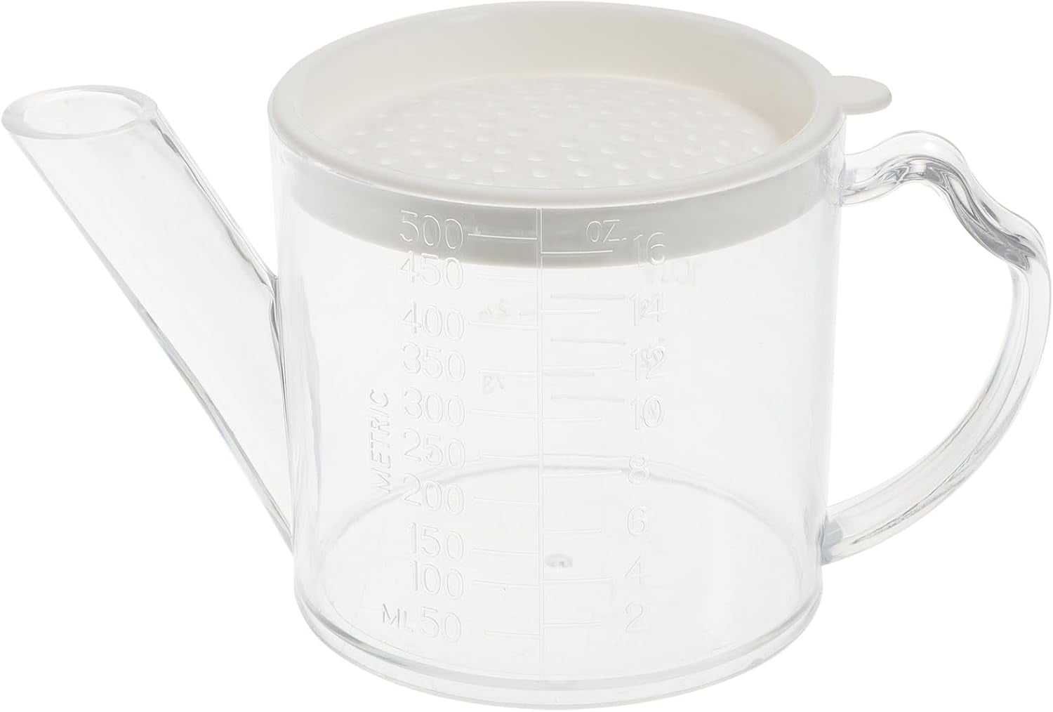 HYKE 500ml Oil Dispenser Bottle,Plastic Vinegar Container,Transparent ...