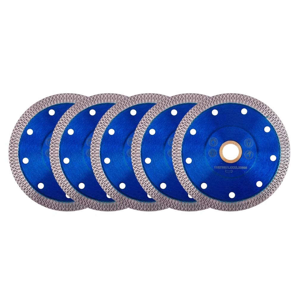 HYKE 5pcs 4" Grinder s Tile , Diamond Saw for Cutting Porcelain Tiles ...