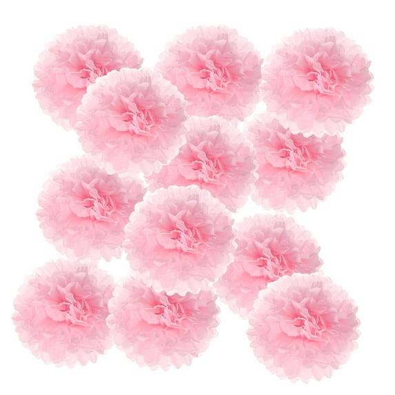 HYKE 6-Inch Tissue Paper Pom Poms, 12 Pieces Pom Poms Paper Tissue for ...