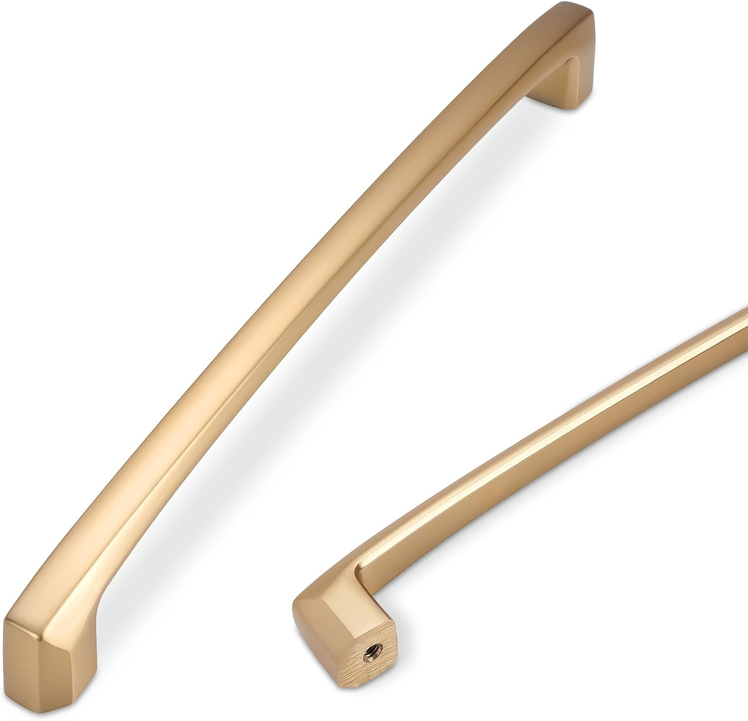 HYKE 6 Pack 7.5 Inch(192mm) Champagne Bronze Cabinet Handles Gold ...