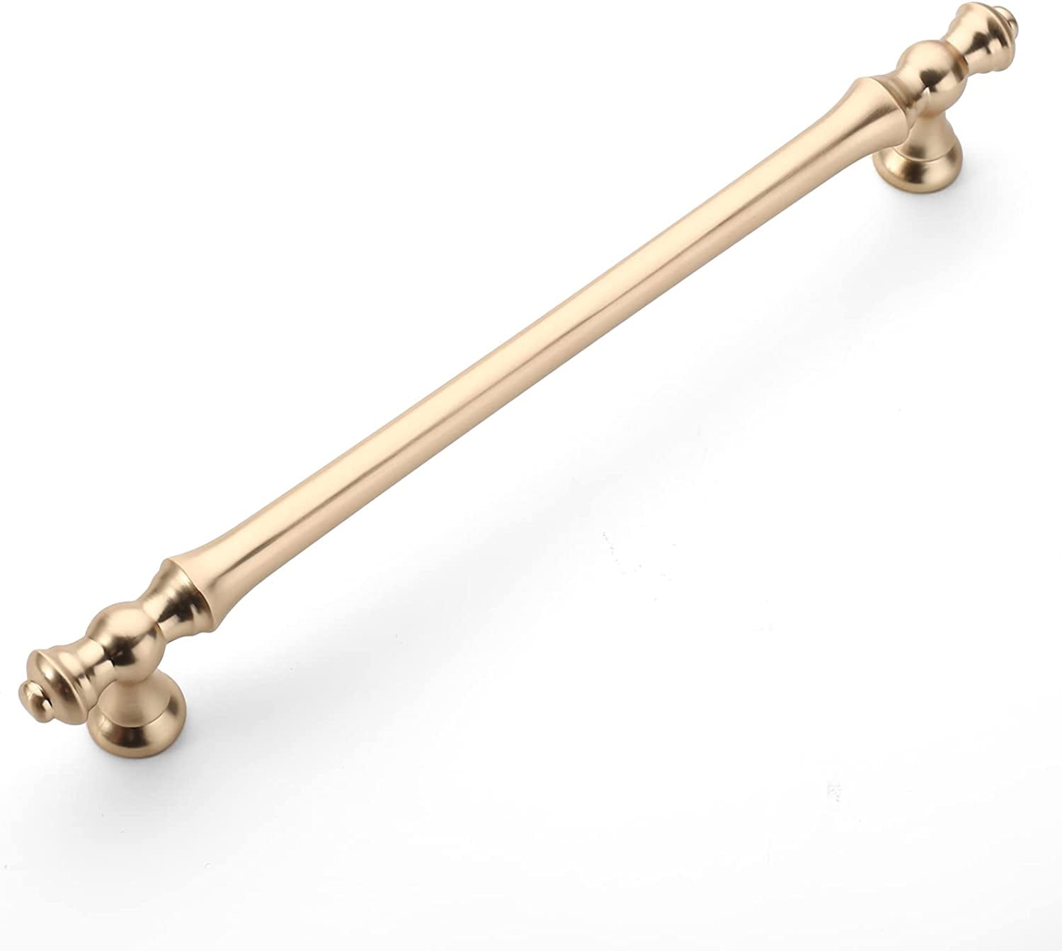 HYKE 6 Pack Brushed Brass Cabinet Pulls 7.5 Inch(192mm) Hole Center ...
