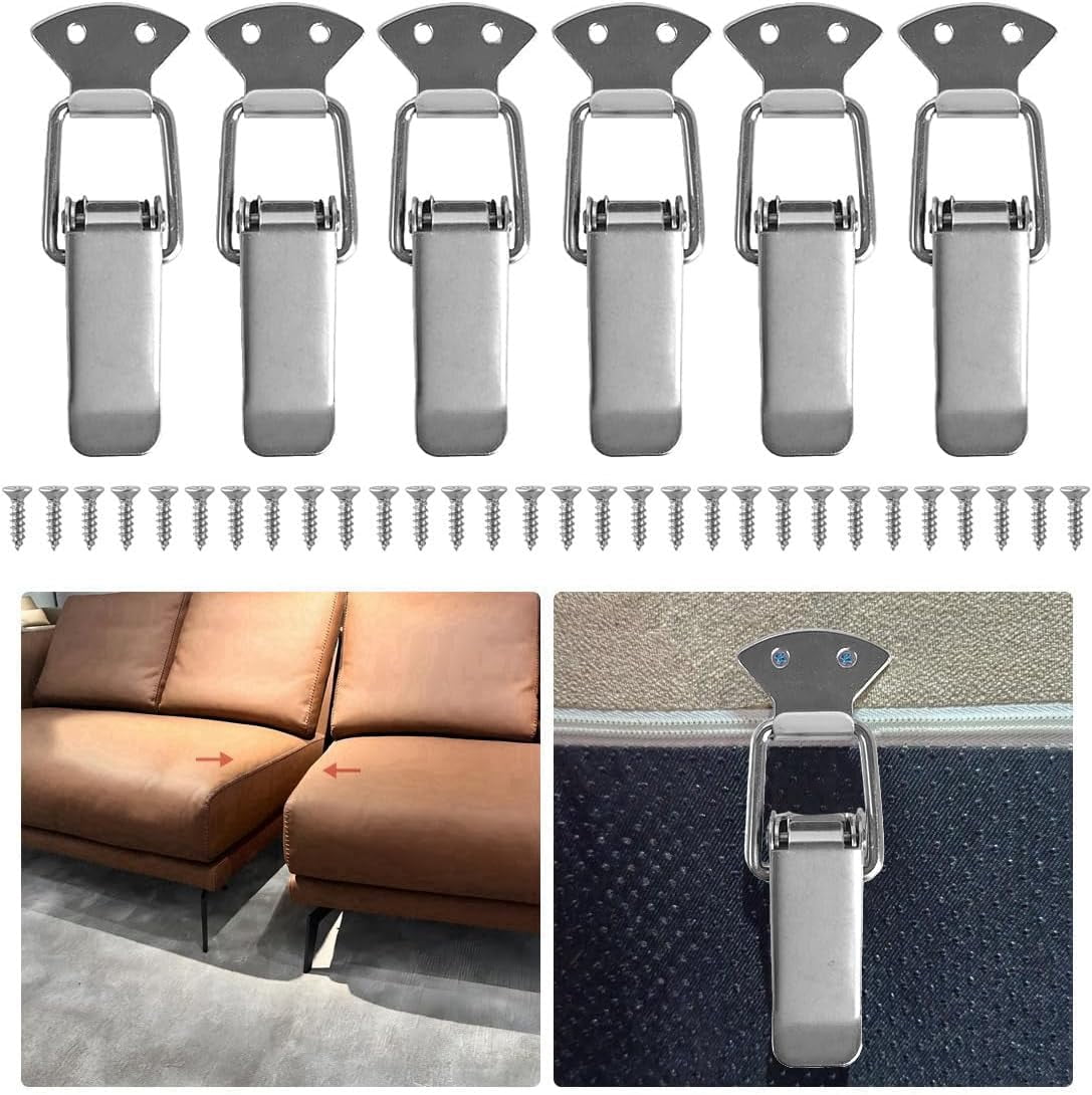 HYKE 6 Pack Sectional Couch Connector with Screws,Sectional Sofa ...