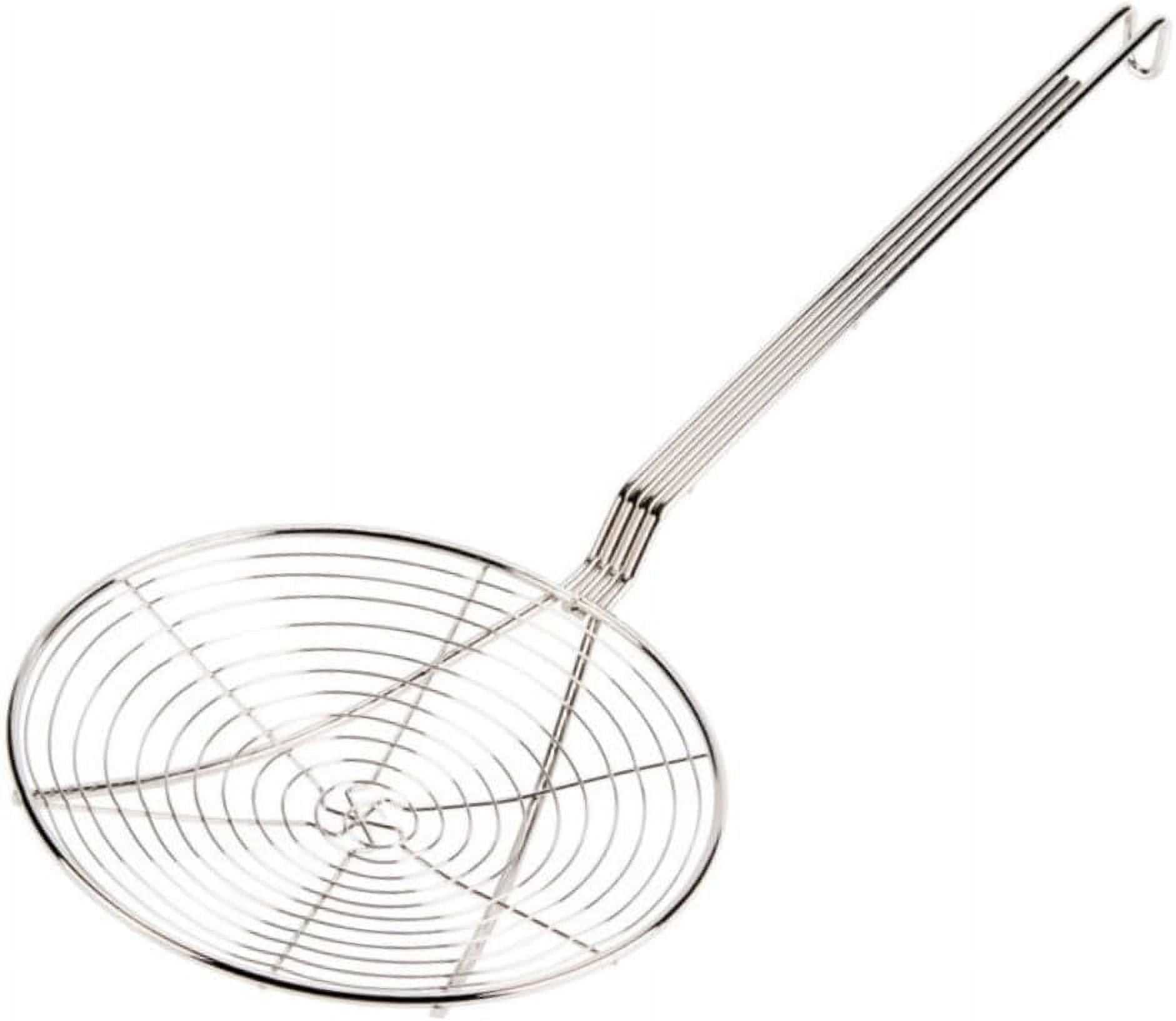 HYKE - 6\u201d Stainless Steel Round Spiral Wire Skimmer Strainer- Coo ...