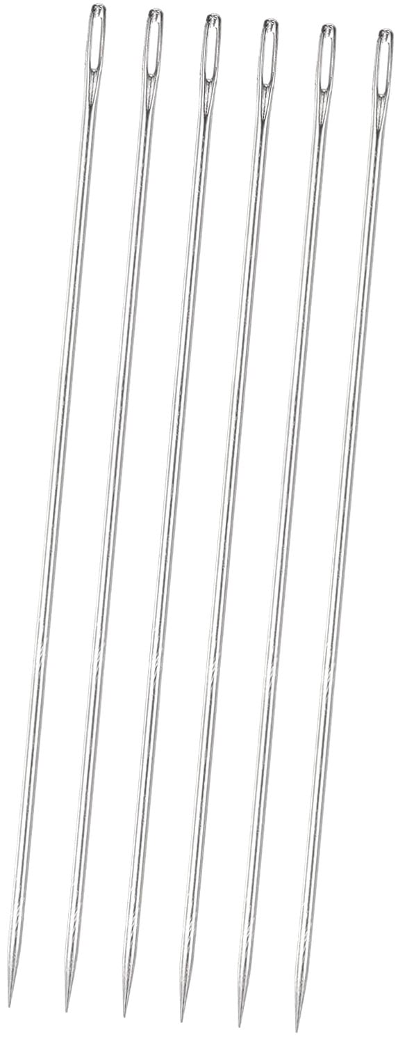 HYKE 6pcs 8 Inch Upholstery Needles Large Stitching Needles Steel ...