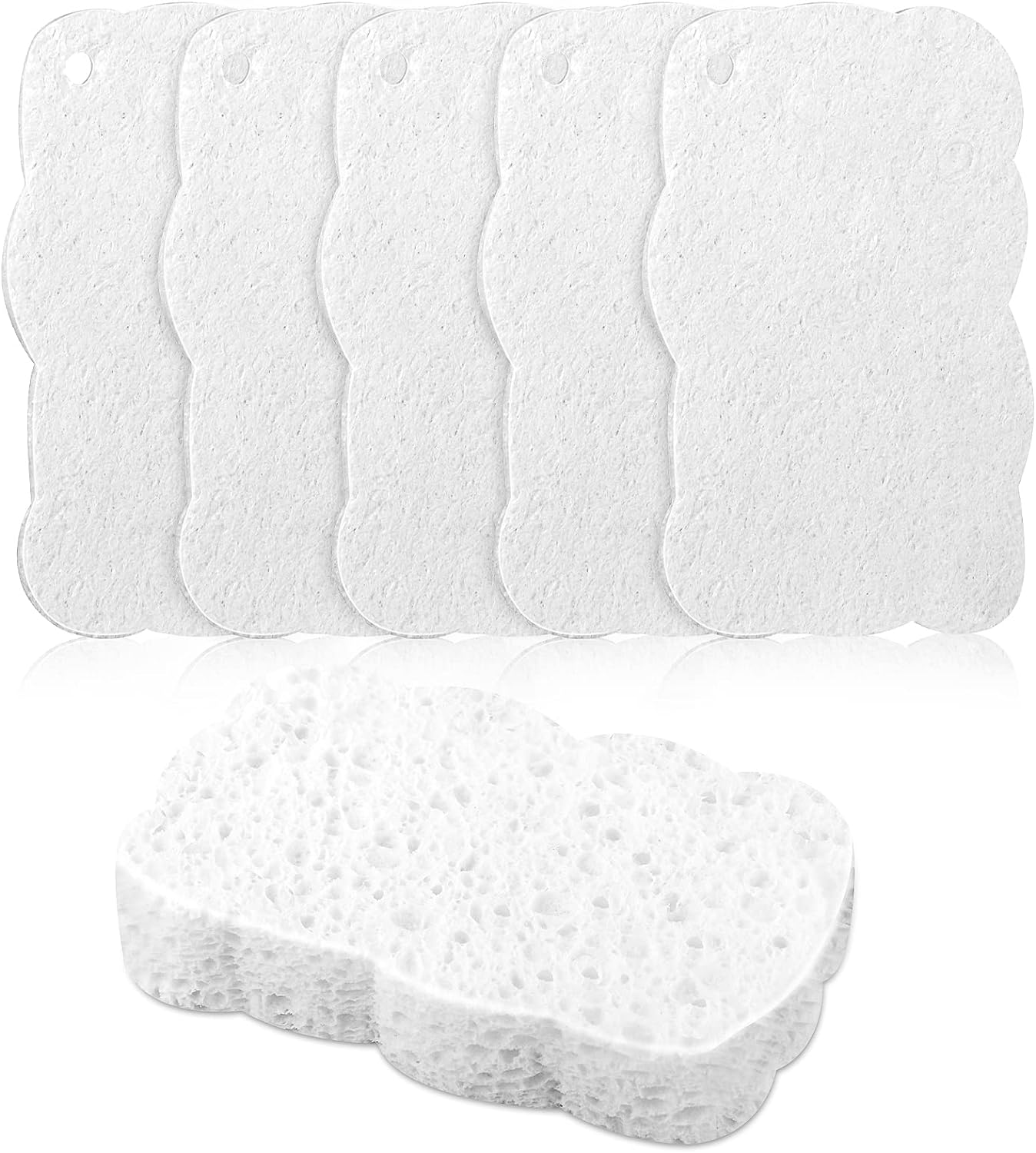 HYKE 6pcs Premium Heavy-Duty Household Cleaning Sponges Scratch-Free ...