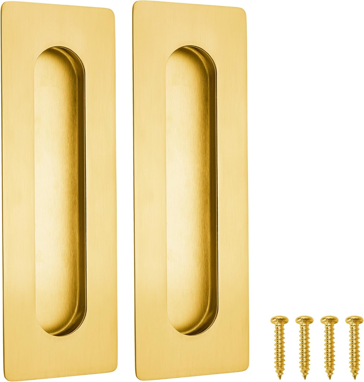 HYKE 7 Inch Large Recessed nger Flush Pulls for Barn Door Pocket Door ...