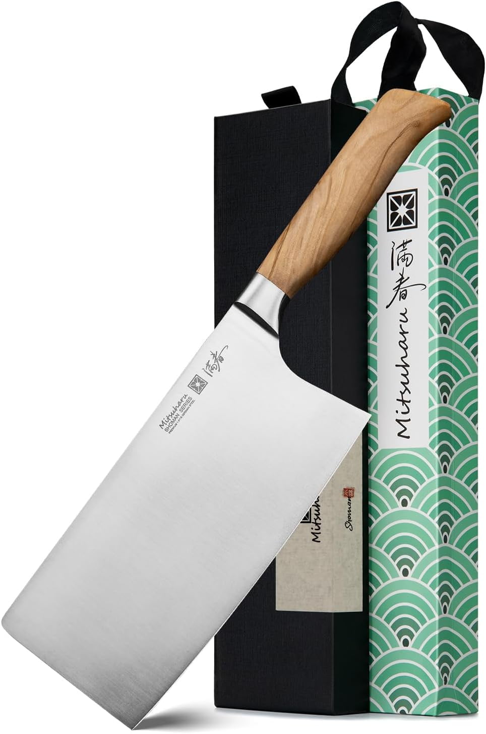 HYKE 7 inch Meat Cleaver Knife, SHOMAN Series nese Classic Knife ...