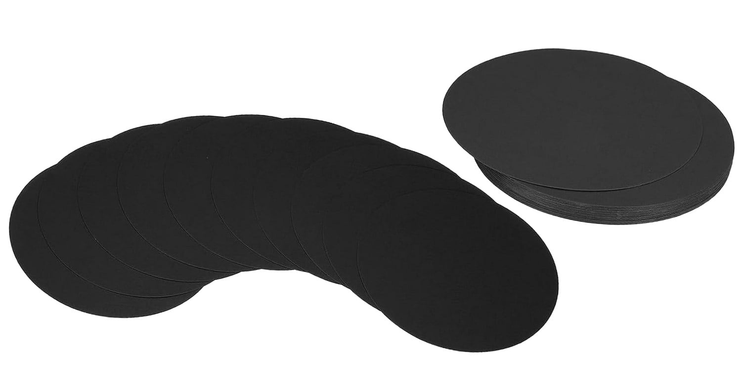 HYKE 7inch Circle Card Stock, 36Pcs Round Shape Cutouts Paper Thick ...