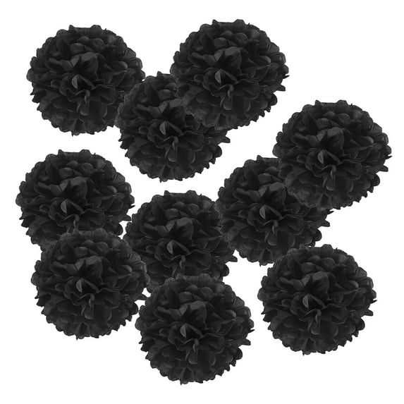 HYKE 8" Tissue Pom Poms, 10 Pack Paper for Wedding Bridal Shower ...