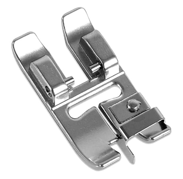 HYKE 820609096 Upgrade Silver Guide Narrow Presser Foot Ditch Quilting ...
