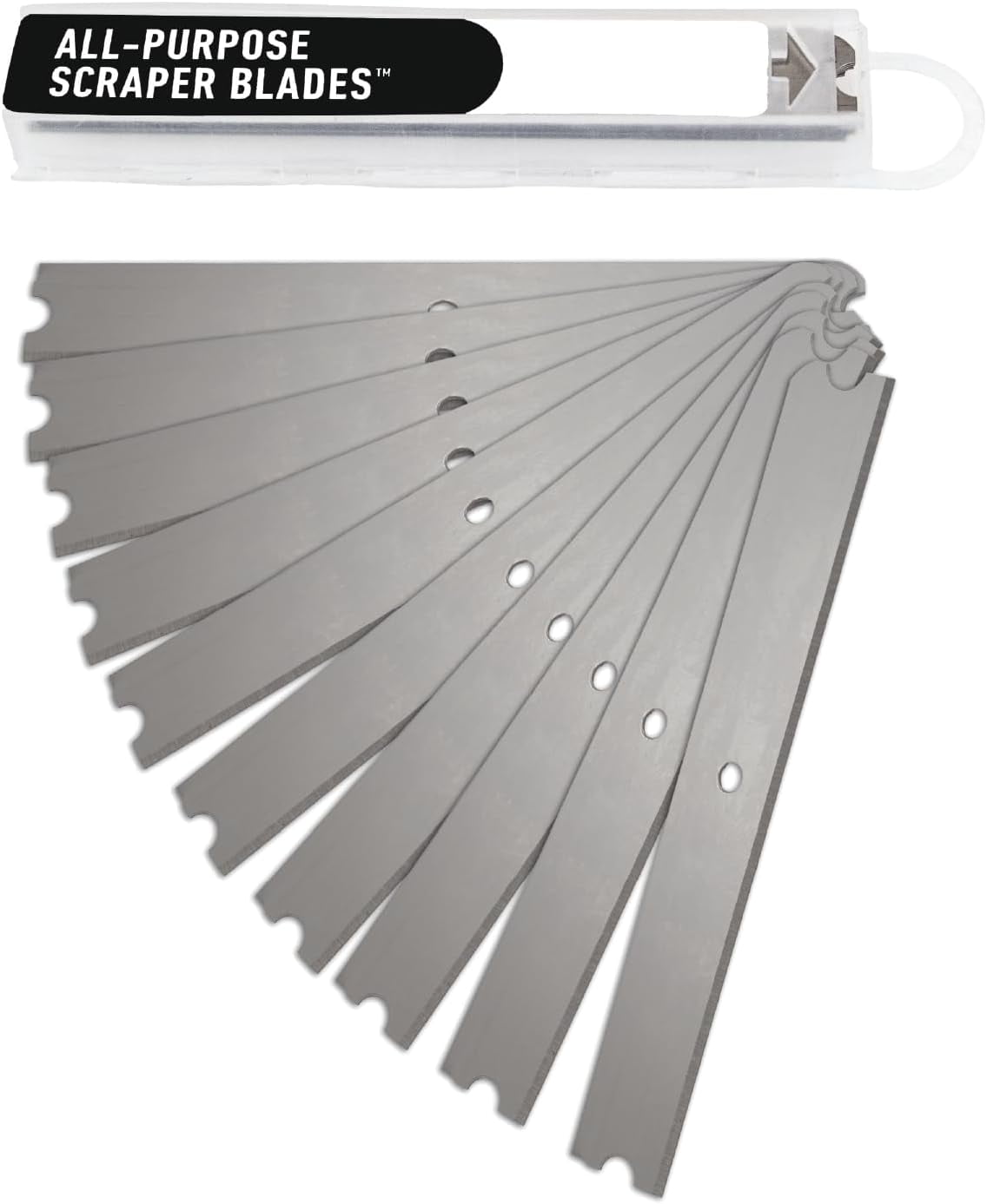HYKE 987300, 12 inch fessional 4" All-pose Scraper Replaent s (10 pack ...