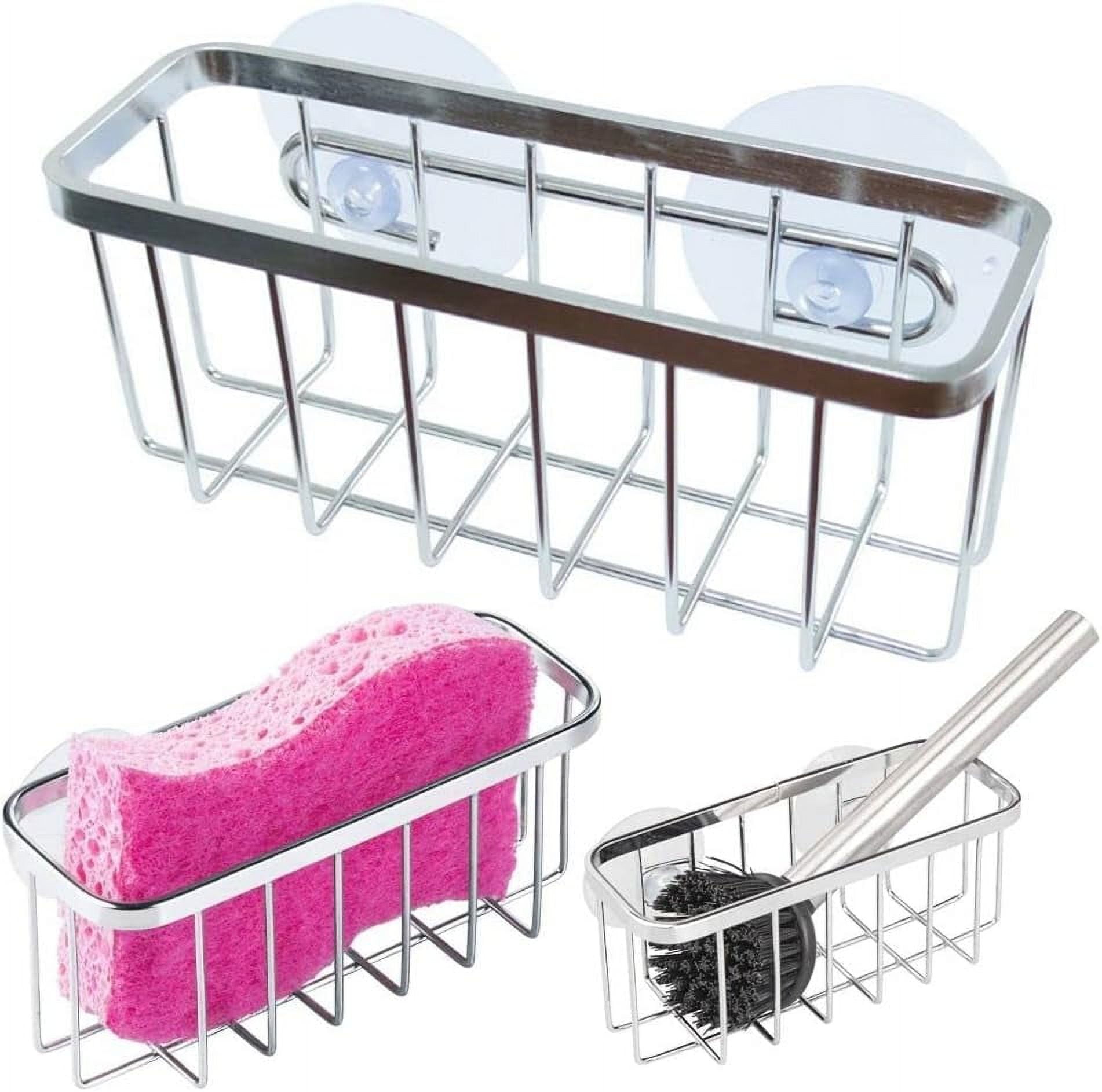 HYKE Andy's Ords 304 Stainless Steel Sponge Rack with Suction Cups for ...