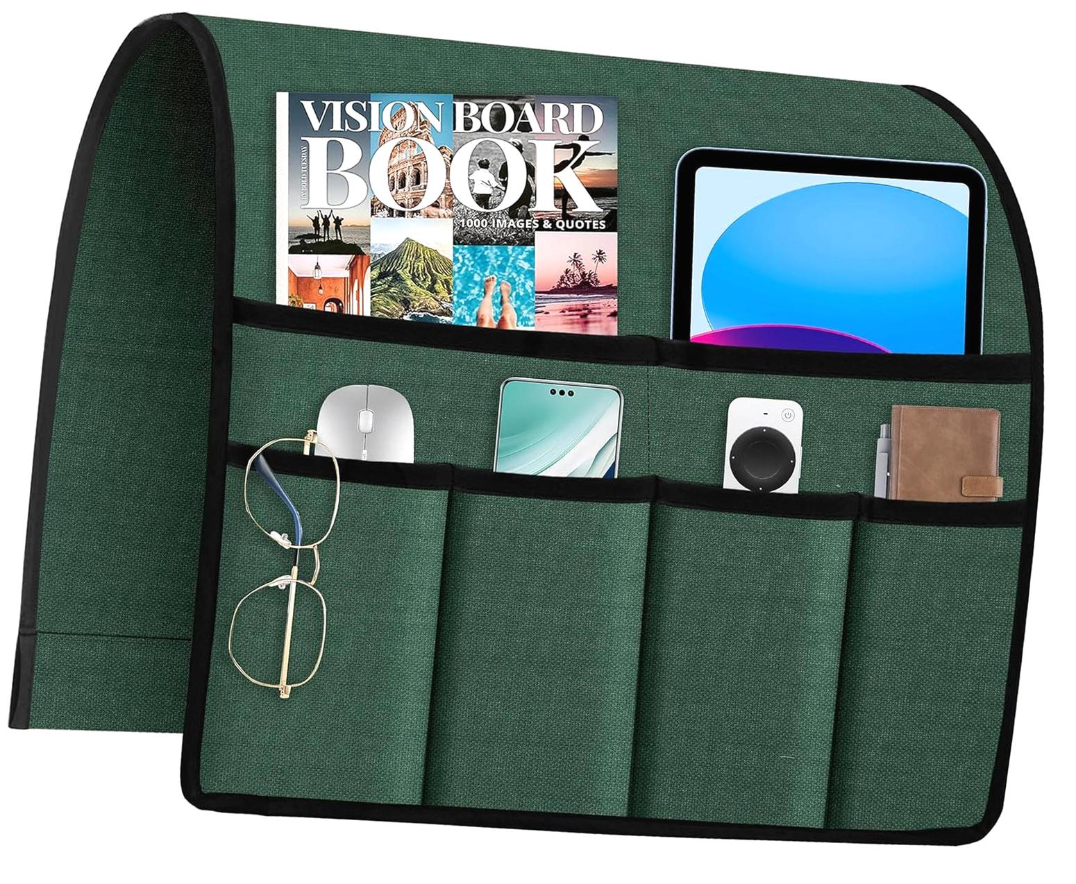 HYKE Armchair Caddy Remote Control Holder, Recliner Armchair Caddy ...